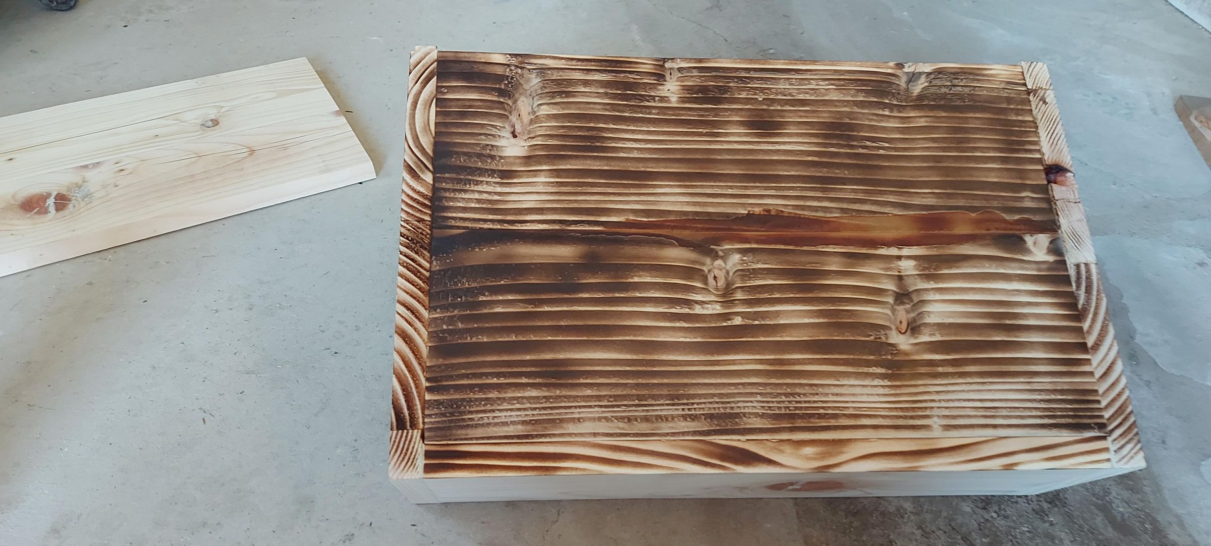 Wood Burned Bread Box/ Storage Box From Reclaimed Pallet Wood : 24 ...