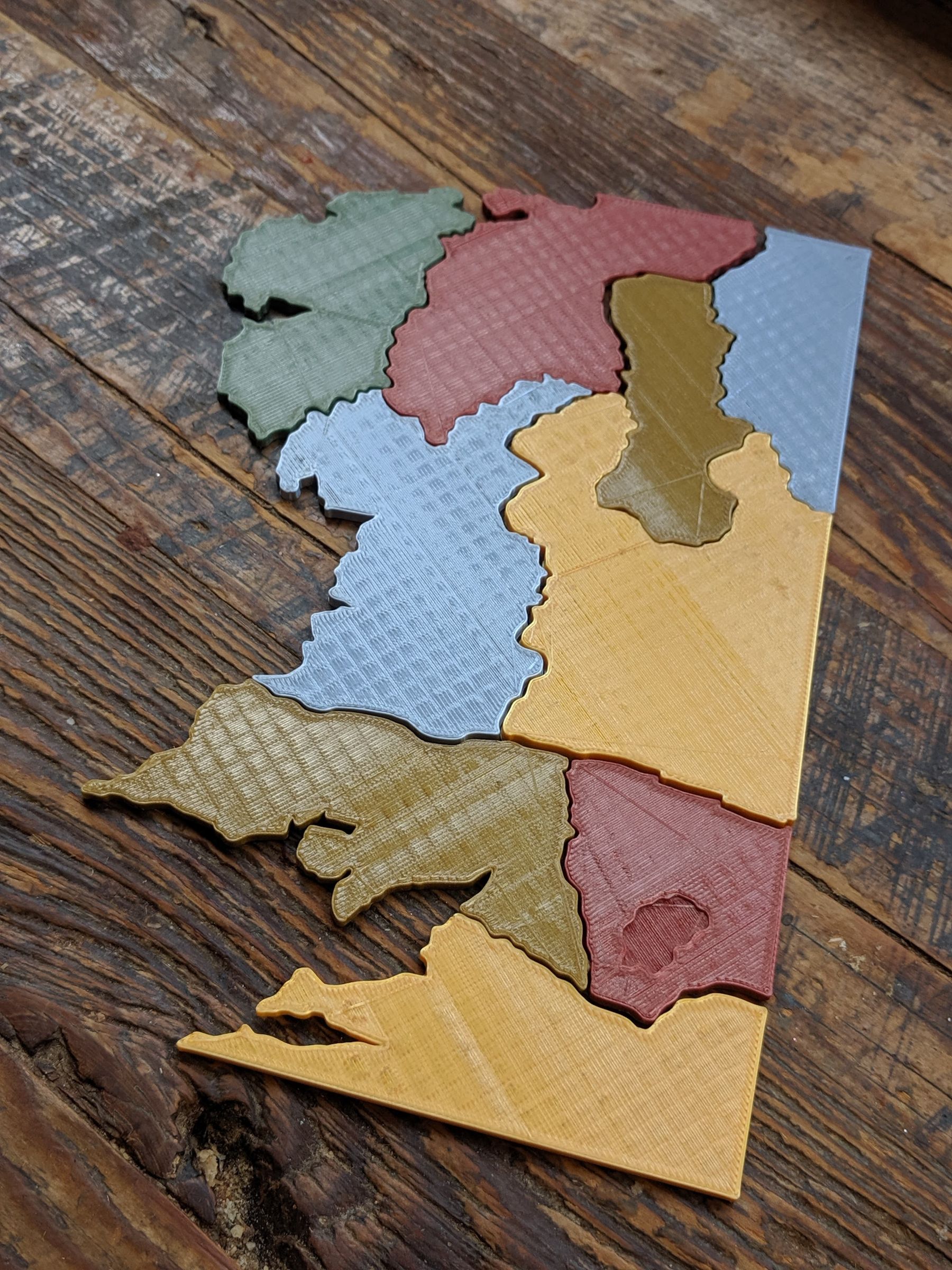 3D-printed Middle Earth Map Puzzle : 9 Steps (with Pictures ...