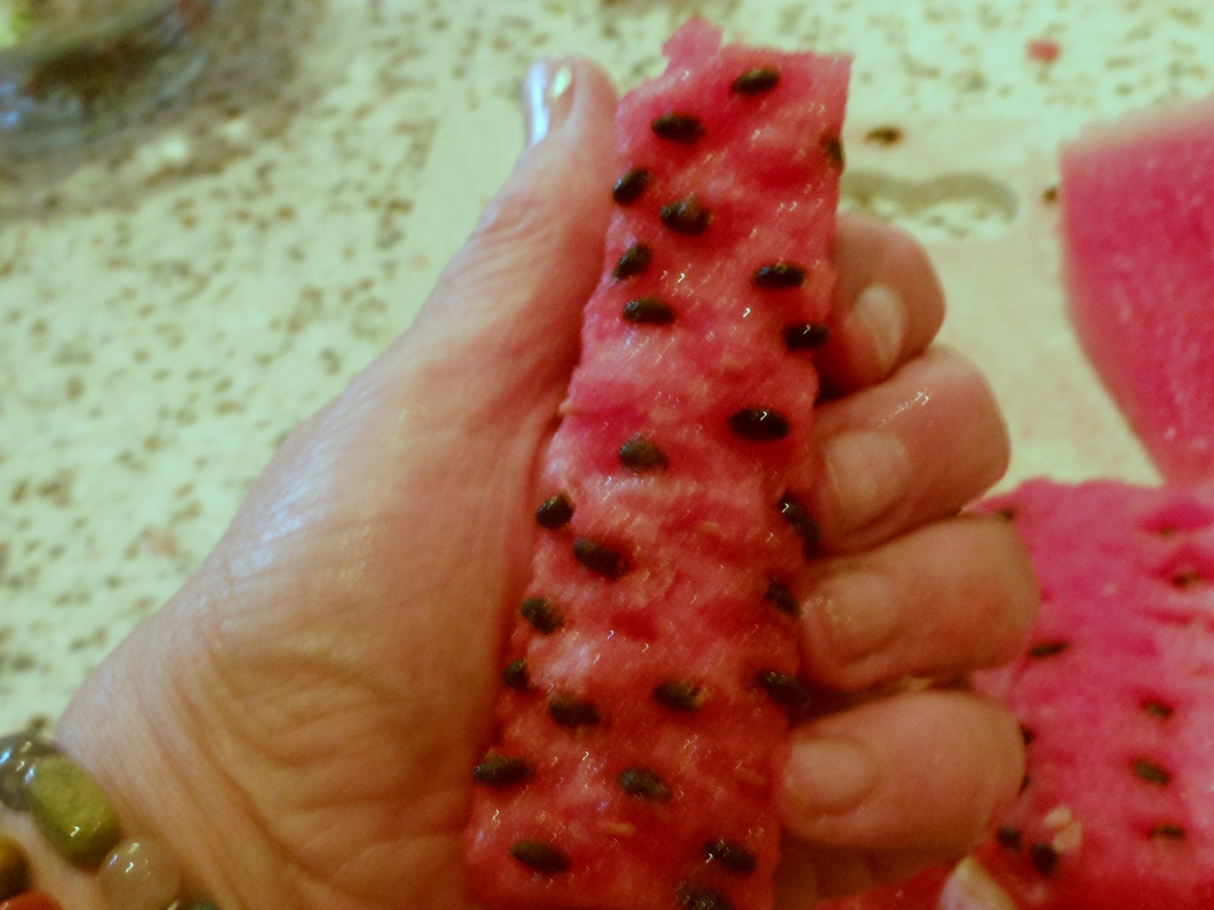 How to Cut (and Remove the Seeds From) a Watermelon for a Salad : 11 ...