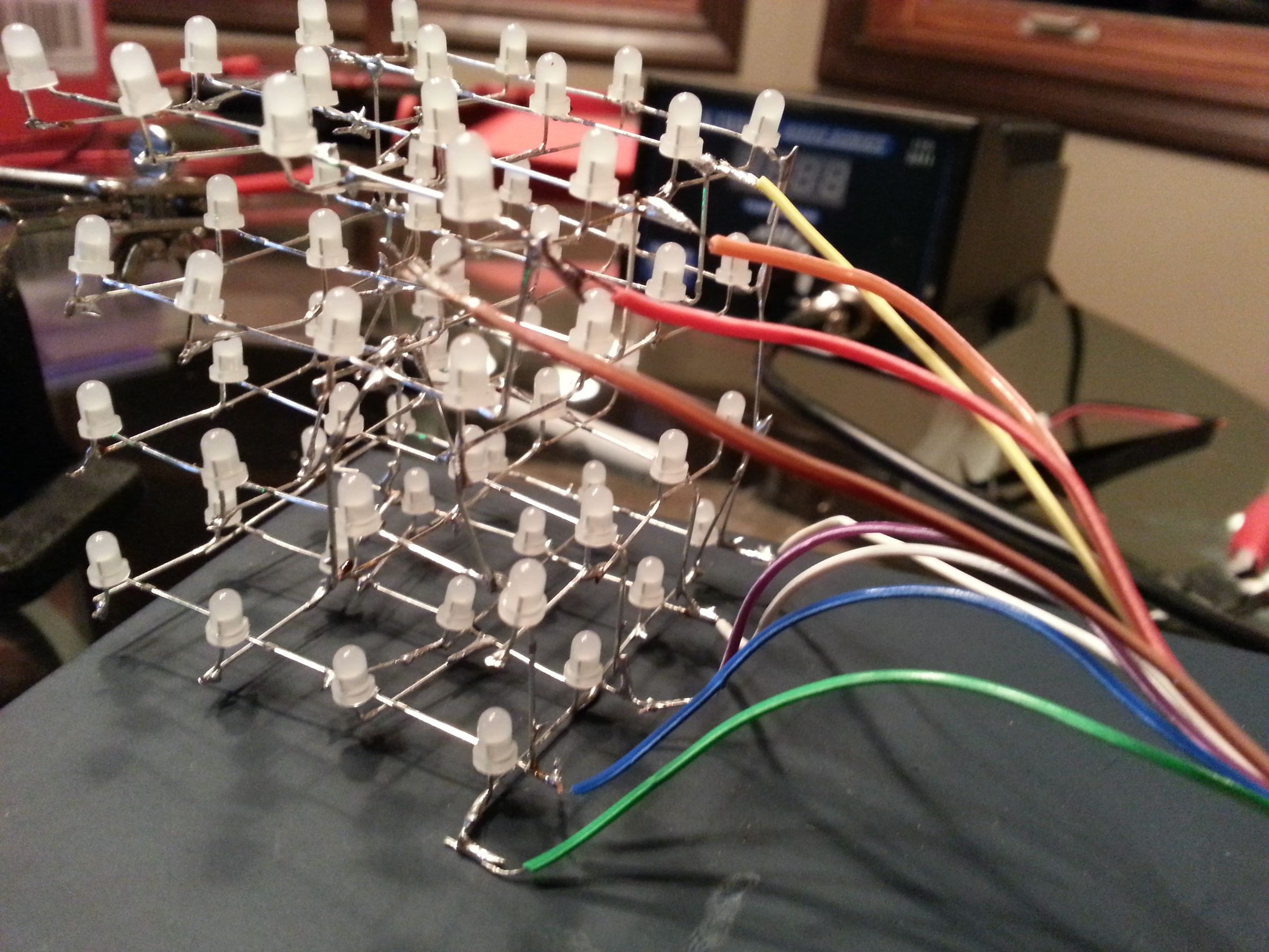 4x4x4 LED Cube With Charlieplexing : 6 Steps (with Pictures) - Instructables