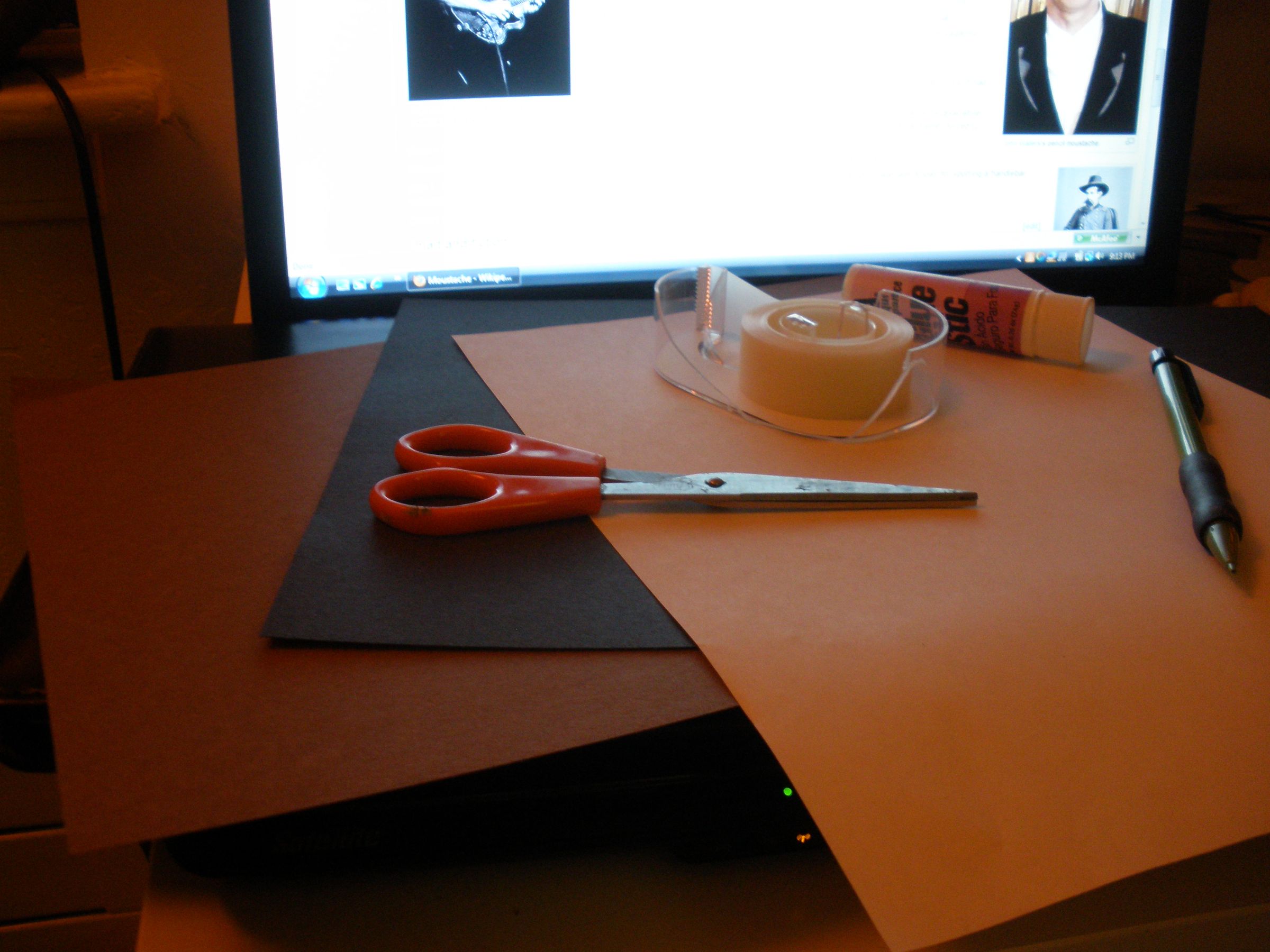Mustache on a Stick : 6 Steps - Instructables