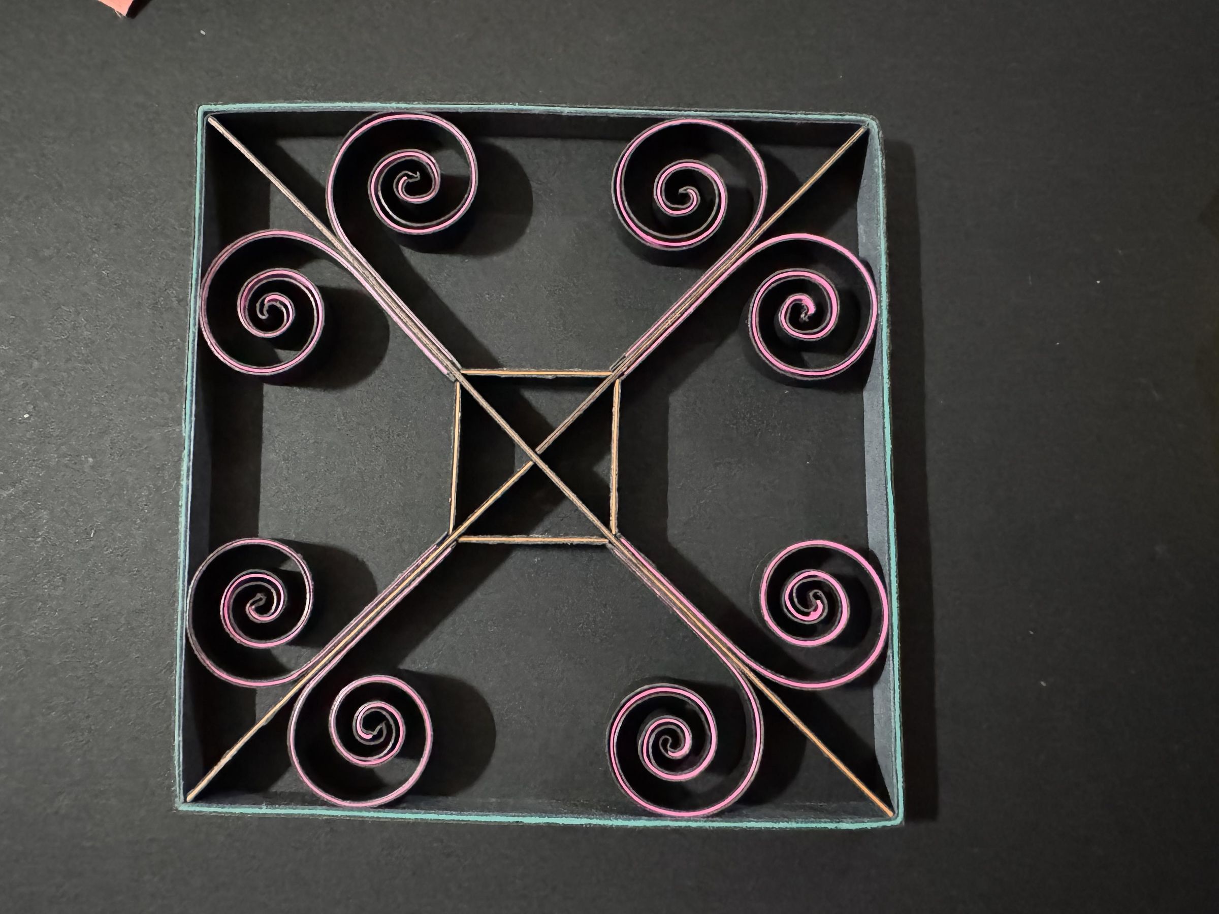 Decorative Handmade Ornamental Tile Using Paper : 12 Steps (with Pictures) - Instructables