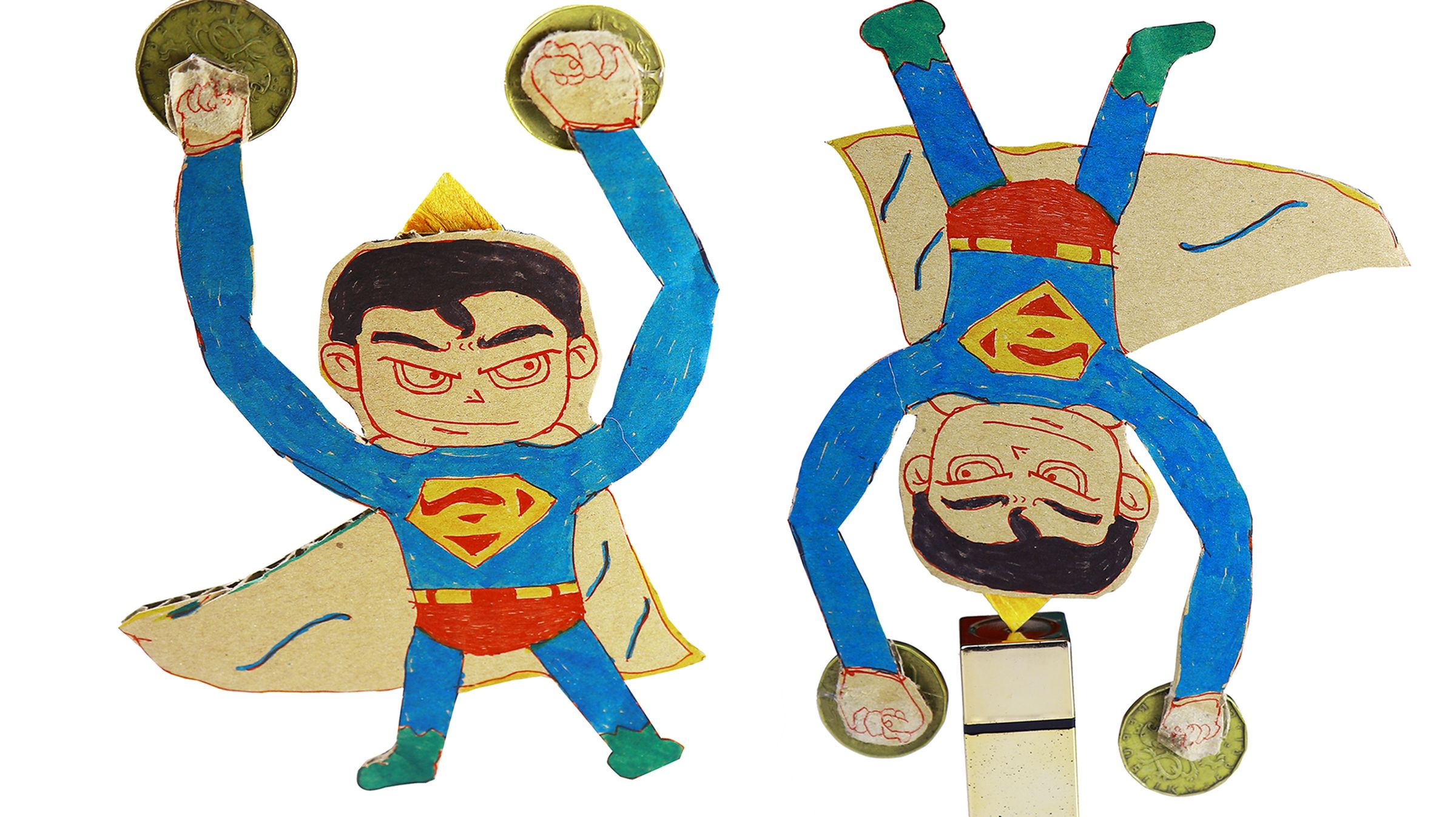 Make MAGIC SUPERMAN Balance From Cardboard : 7 Steps (with Pictures ...