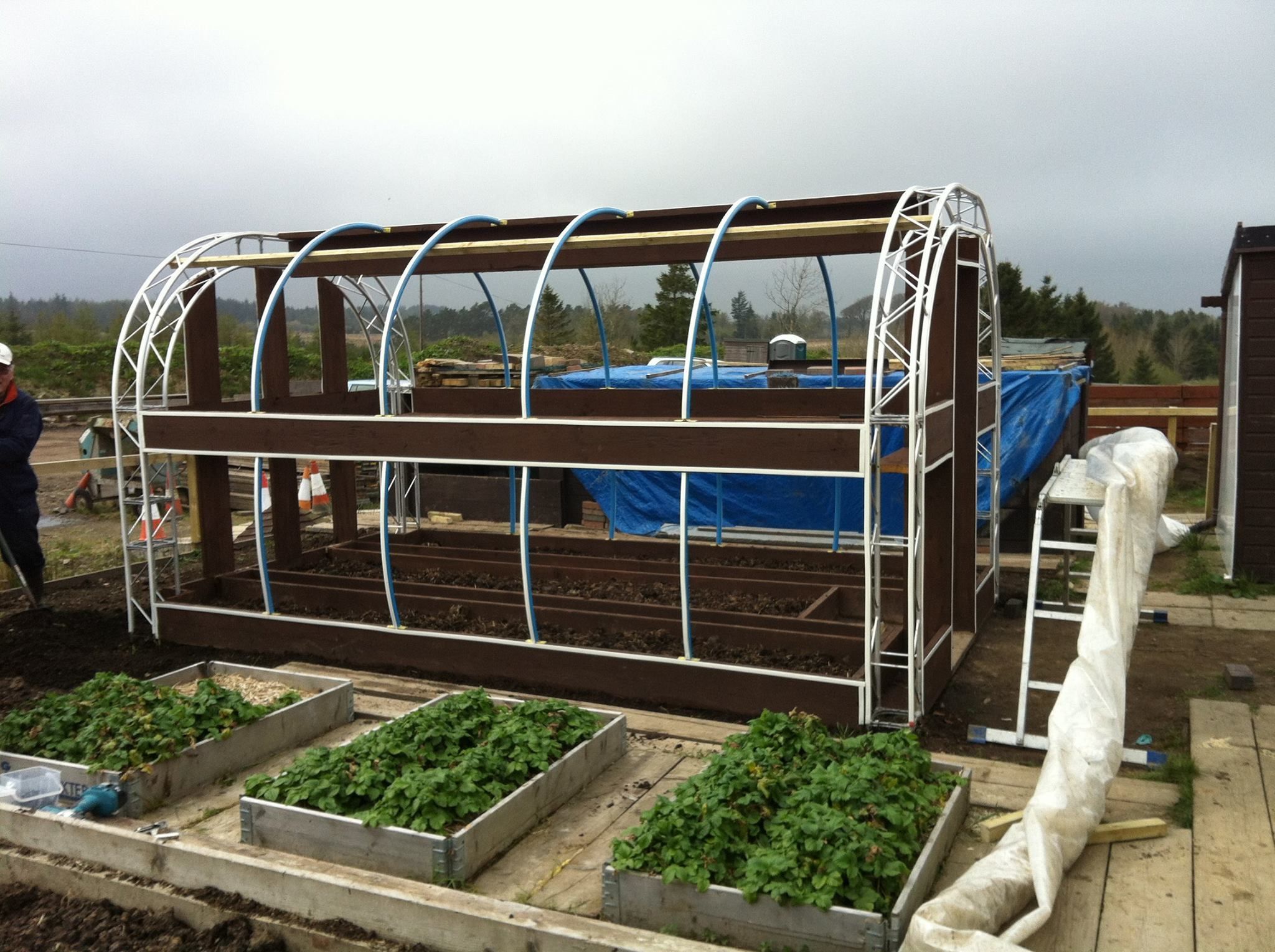 DIY POLYTUNNEL / GREENHOUSE : 5 Steps - Instructables