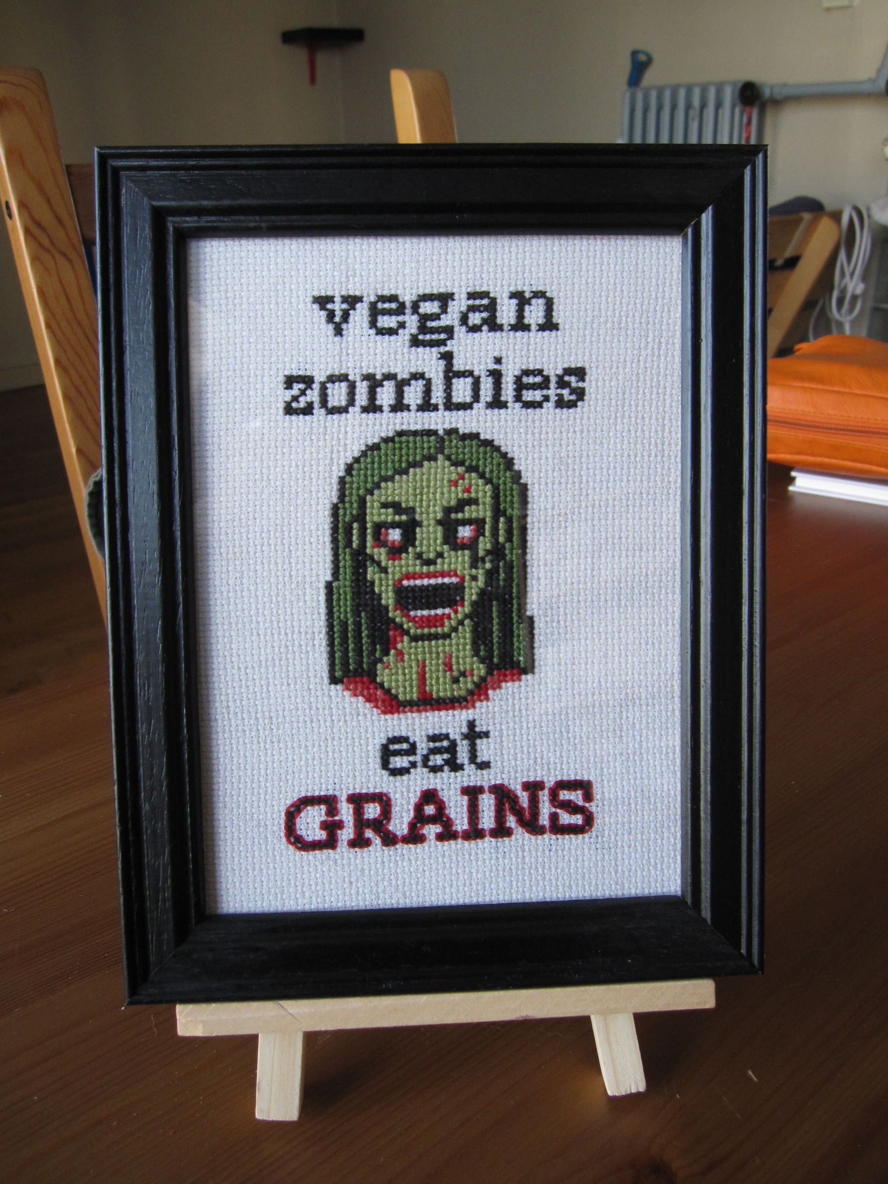 Vegan Zombie Cross Stitch (with Pictures) - Instructables
