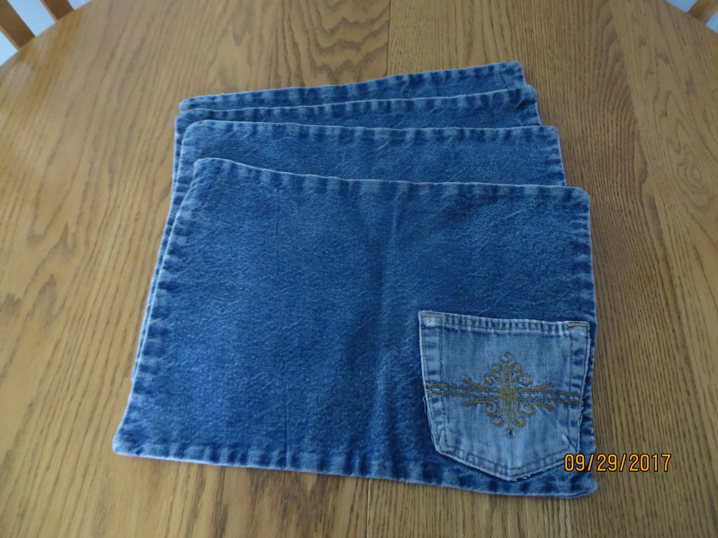 Denim Placemats - Instructables