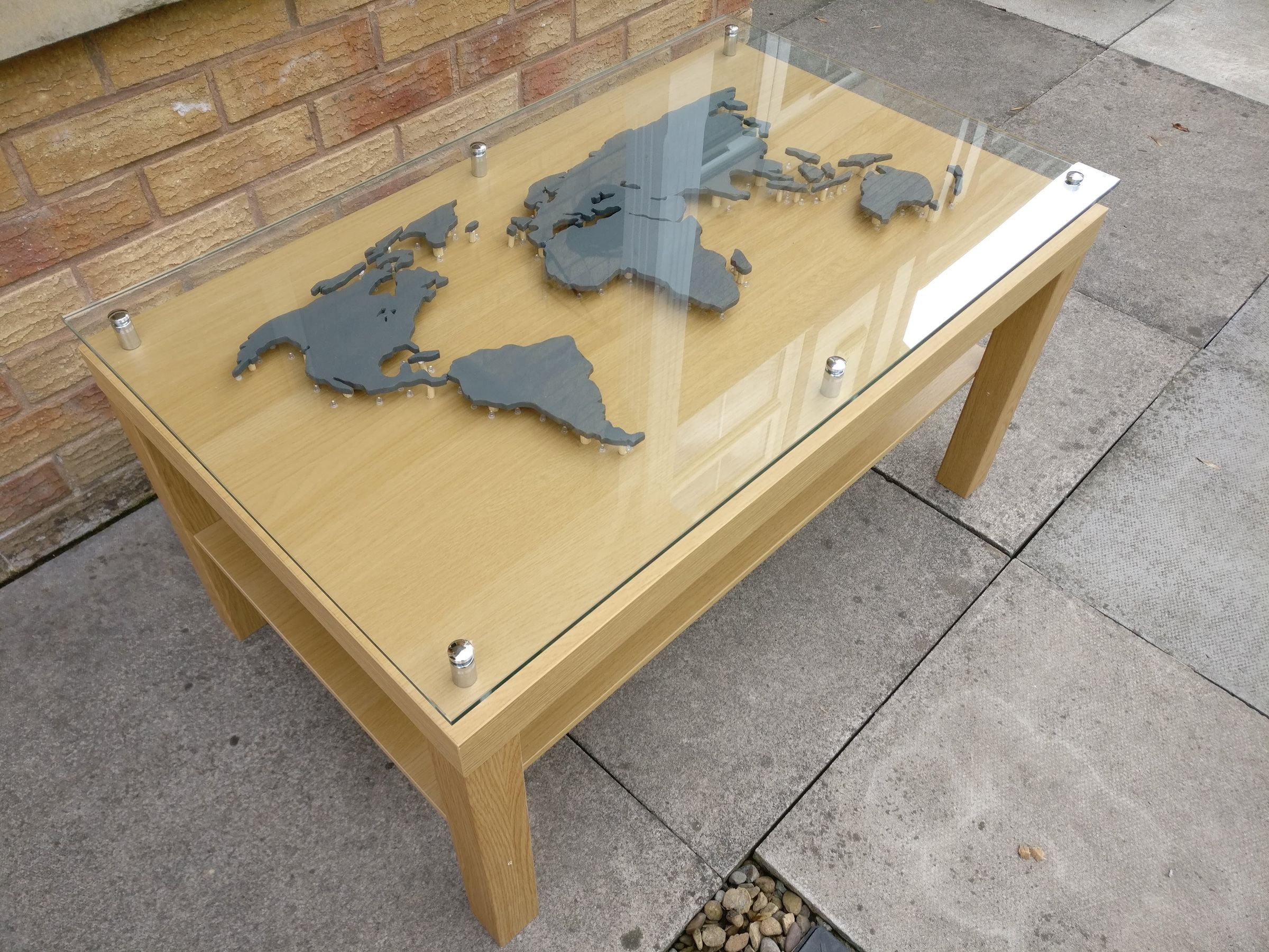 Backlit World Map Coffee Table : 5 Steps (with Pictures) - Instructables