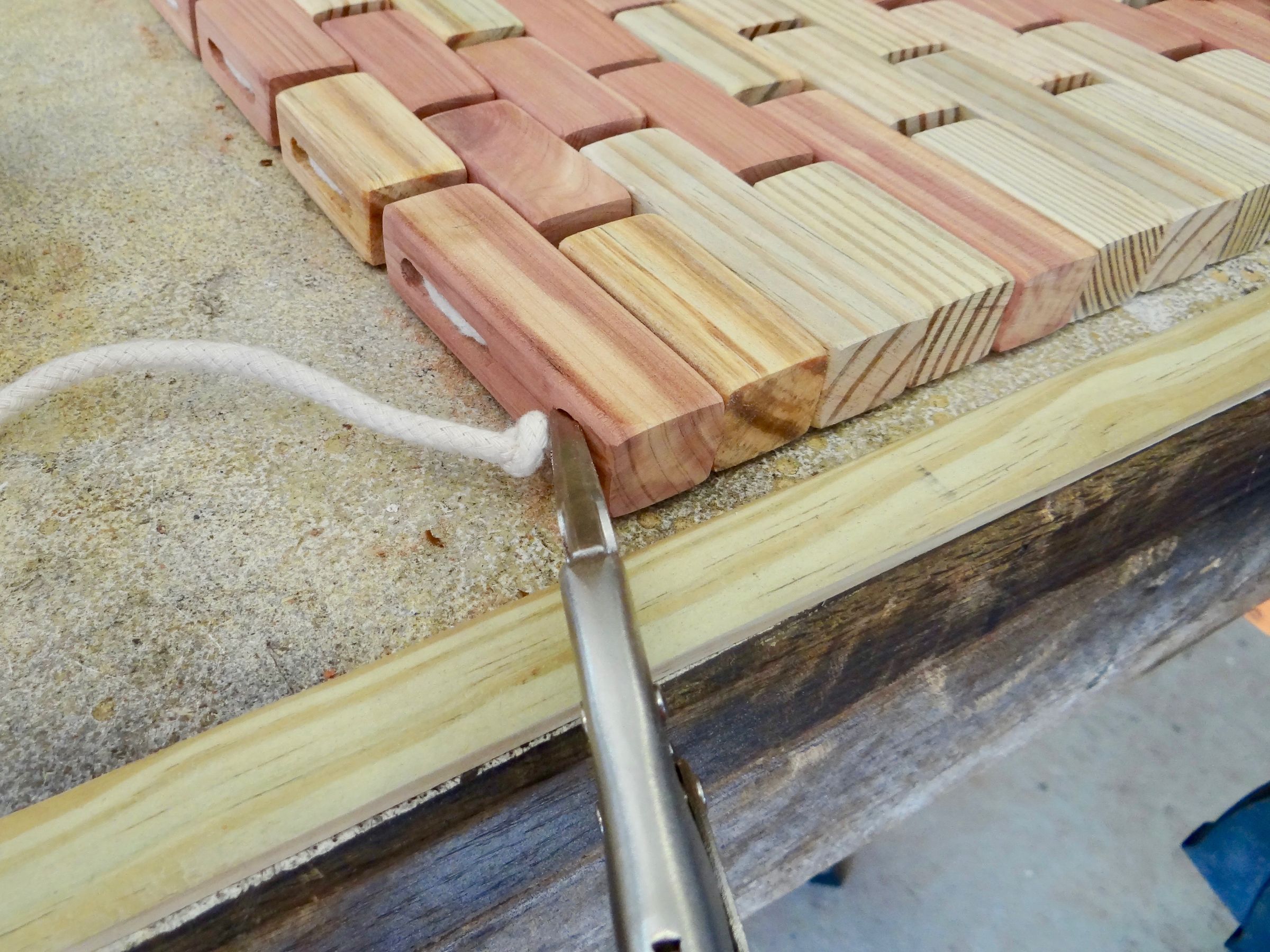 Mosaic Wooden Rope Mat : 8 Steps (with Pictures) - Instructables