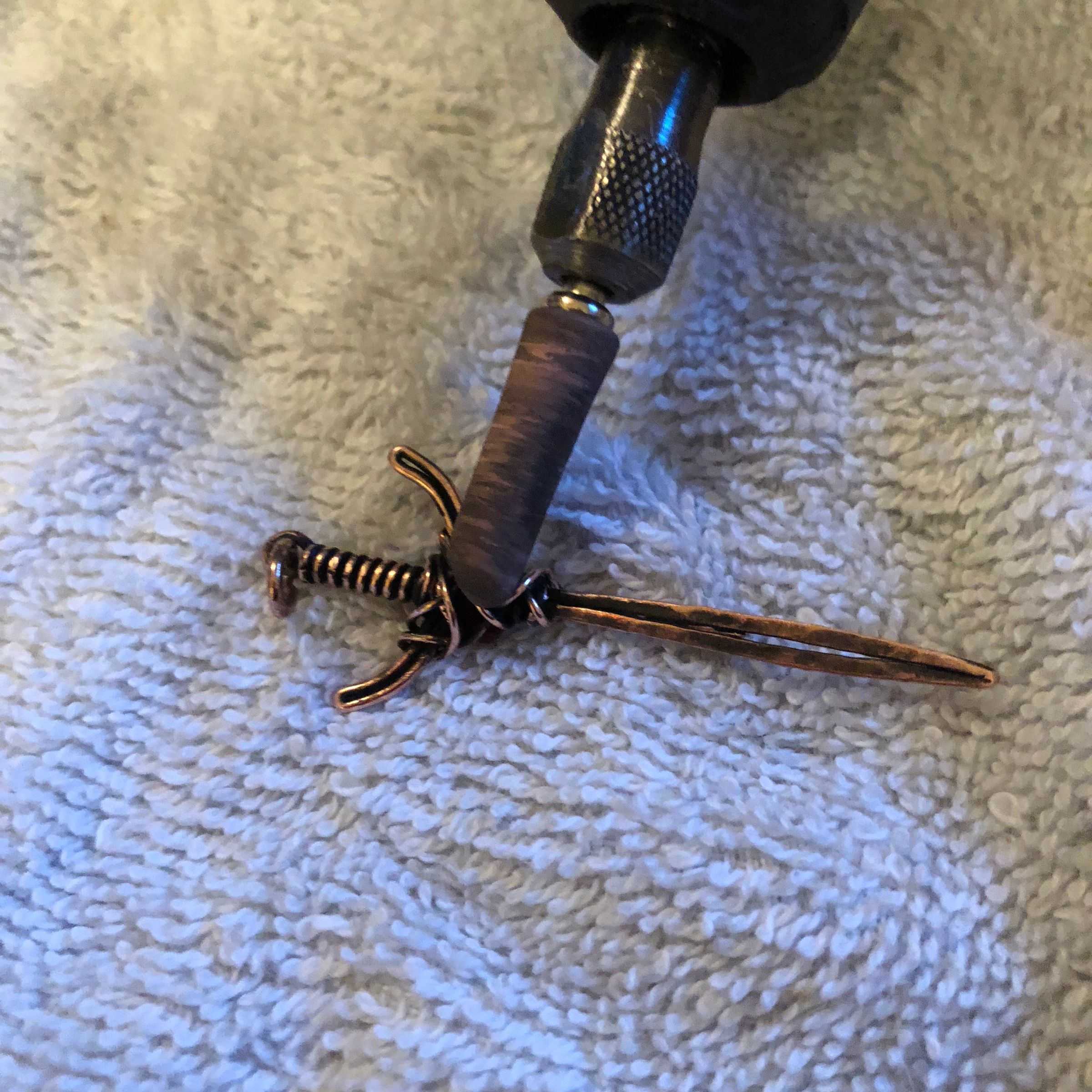 Sword Pendant Wire Wrapped Jewelry : 26 Steps (with Pictures ...