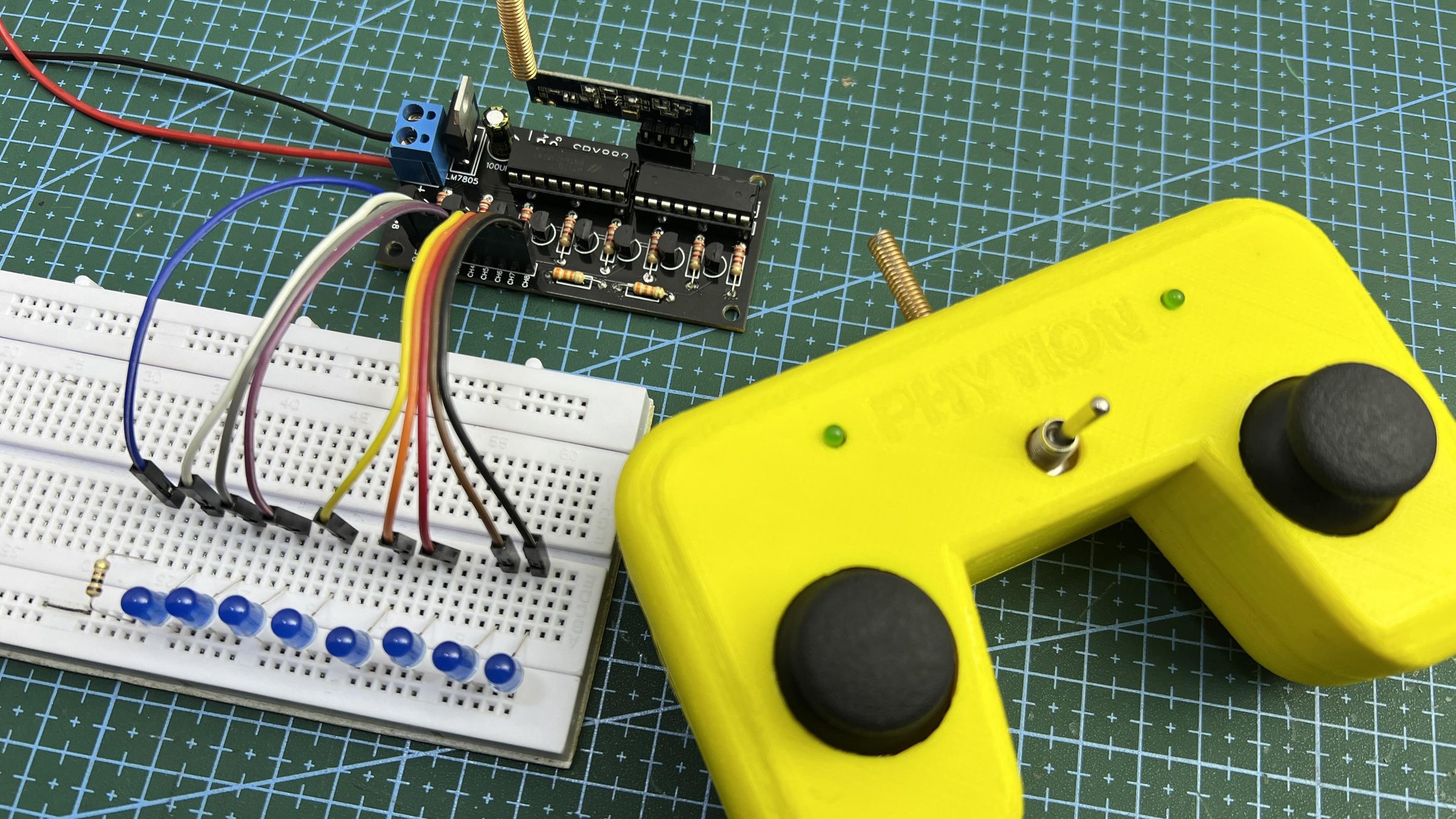 4x2 Channel Remote Controller | RC Transmitter and Receiver : 14 Steps ...