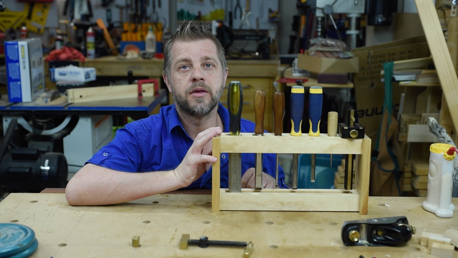 Woodworking Projects for Beginners: Make a DIY Chisel Rack : 8 Steps ...