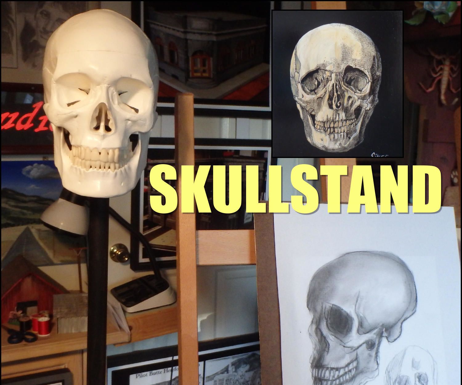 SKULL STAND(S) FOR BUDDING ARTISTS : 7 Steps (with Pictures ...