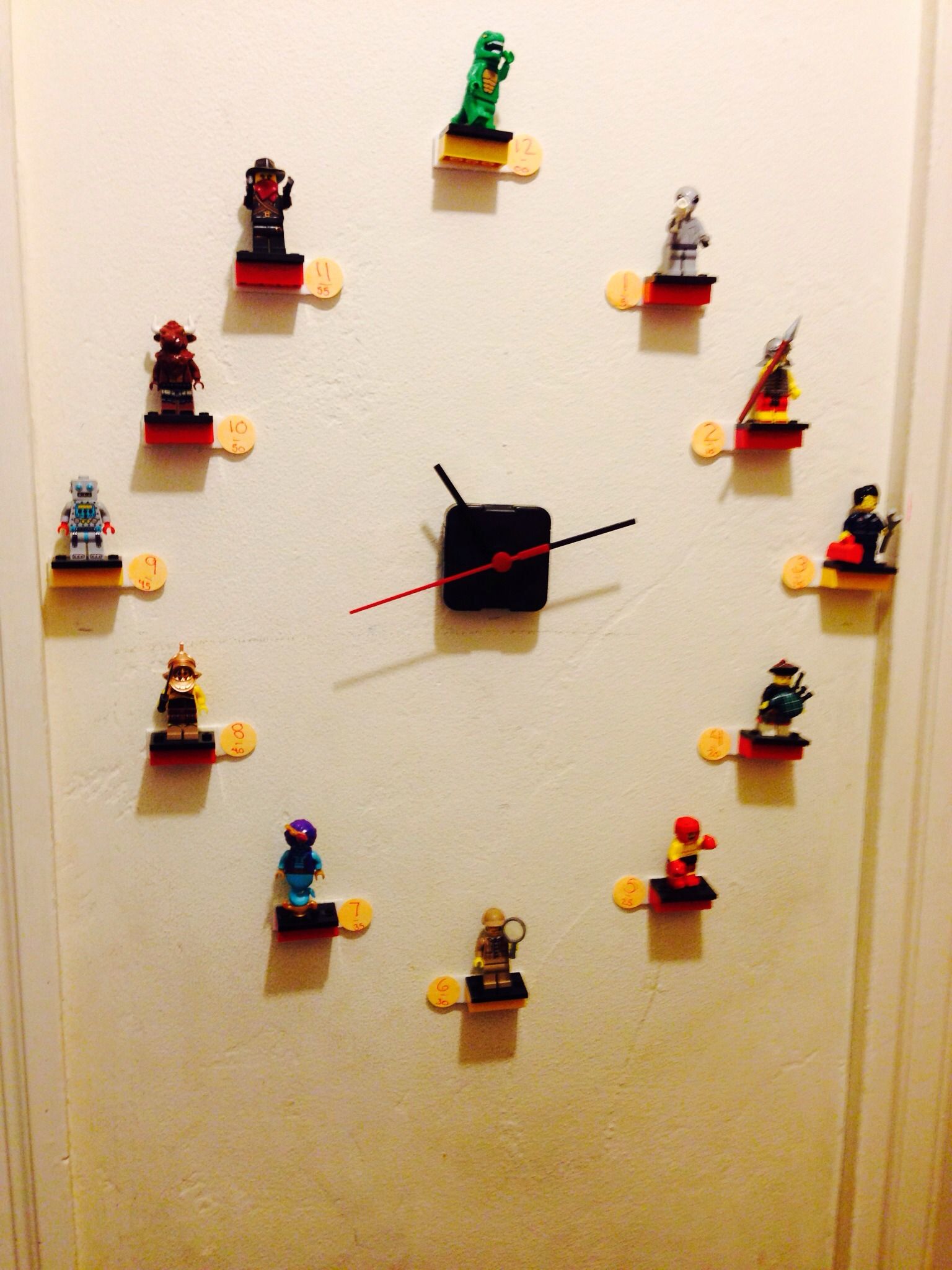 Minifigure Display/Wall Clock : 7 Steps - Instructables