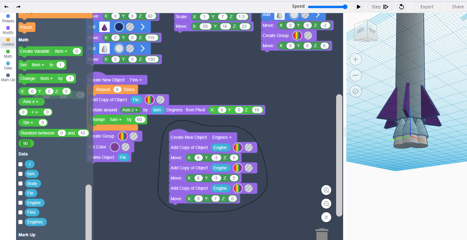 Rocket in Tinkercad : 6 Steps - Instructables