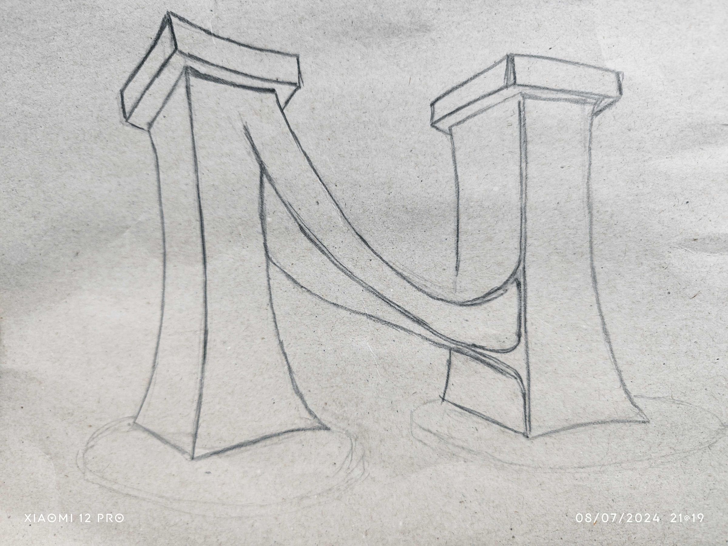 Drawing 3D Letters ("N") : 5 Steps - Instructables