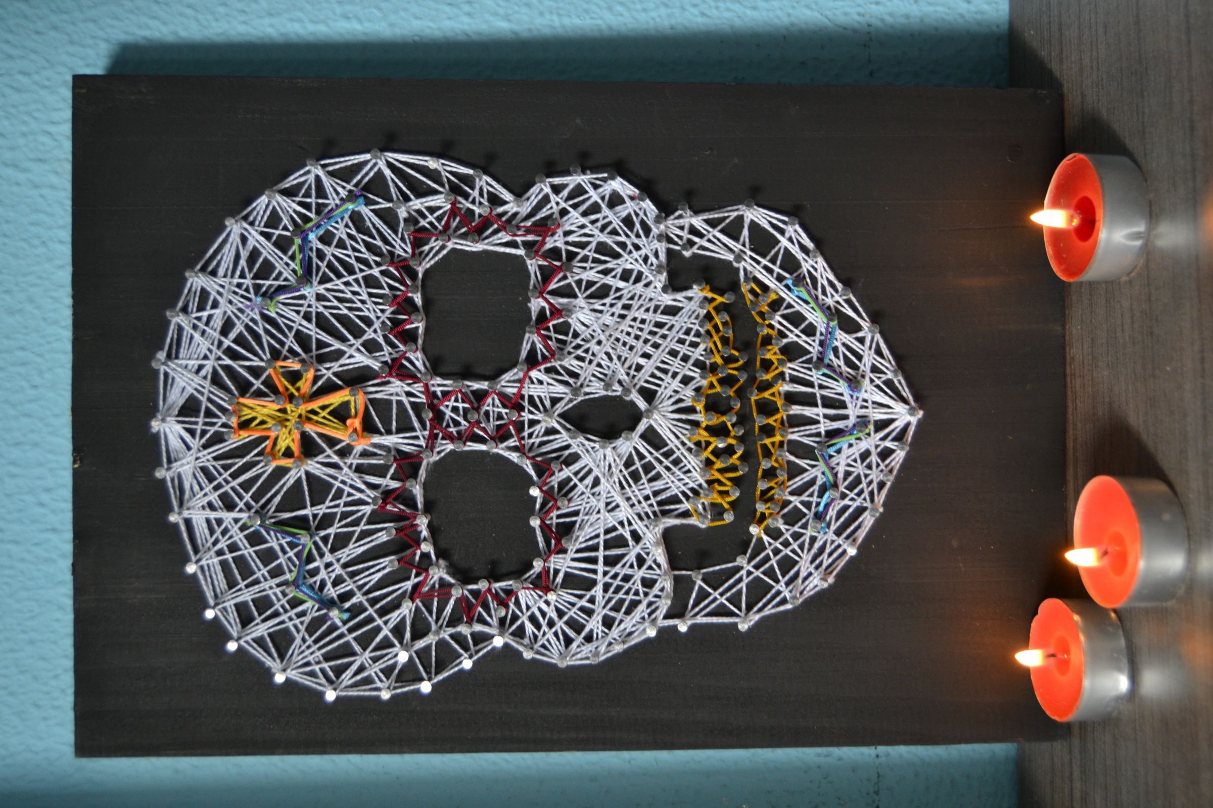 Sugar Skull String Art : 5 Steps (with Pictures) - Instructables