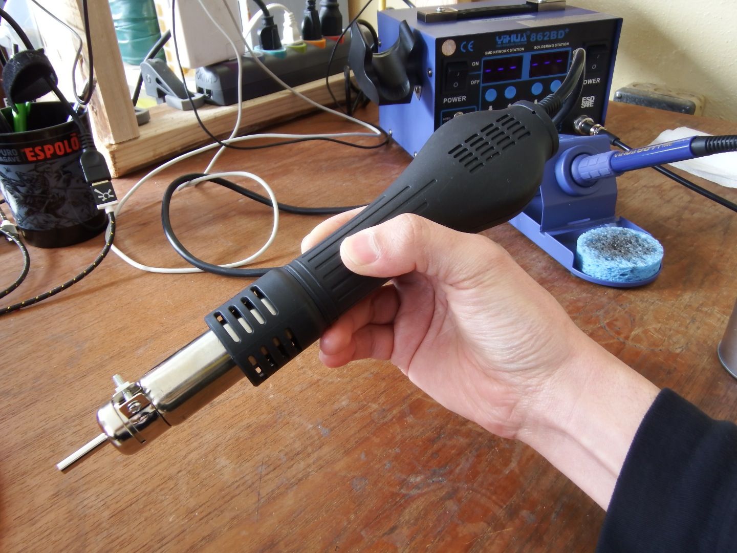 Lead-Free Soldering With a 2 in 1 Hot Air Iron Solder Station ...