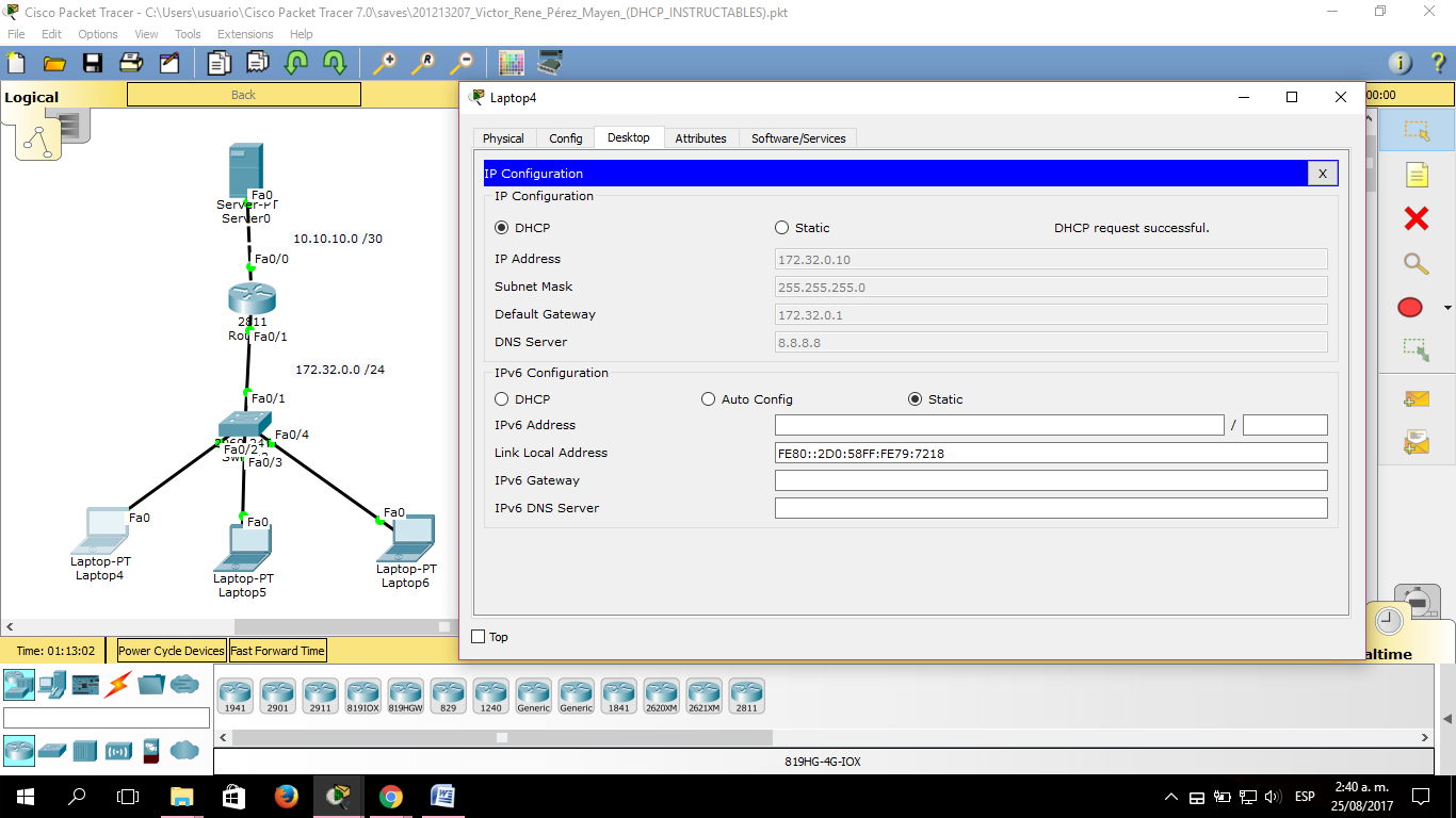 How to Configure DHCP in Cisco Packet Tracer : 14 Steps - Instructables
