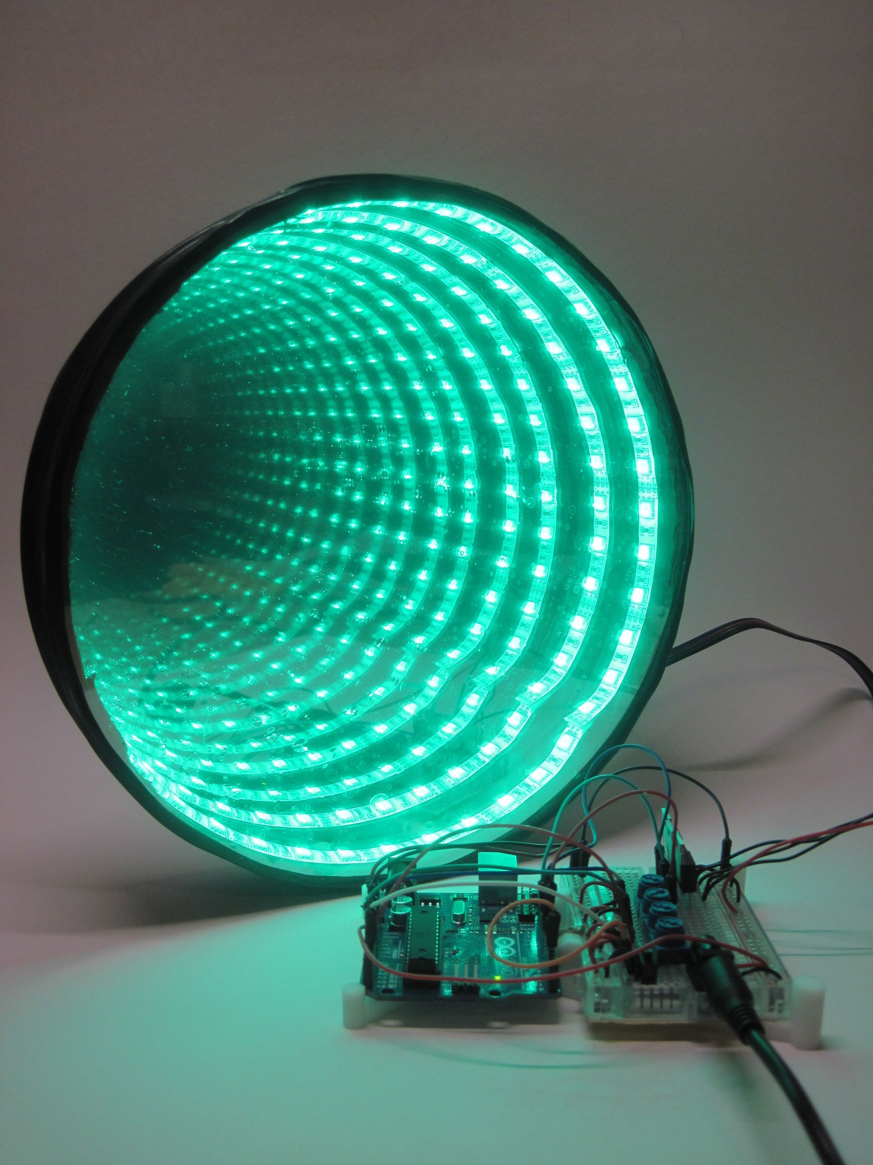 Arduino-controlled RGB LED Infinity Mirror : 13 Steps (with Pictures ...