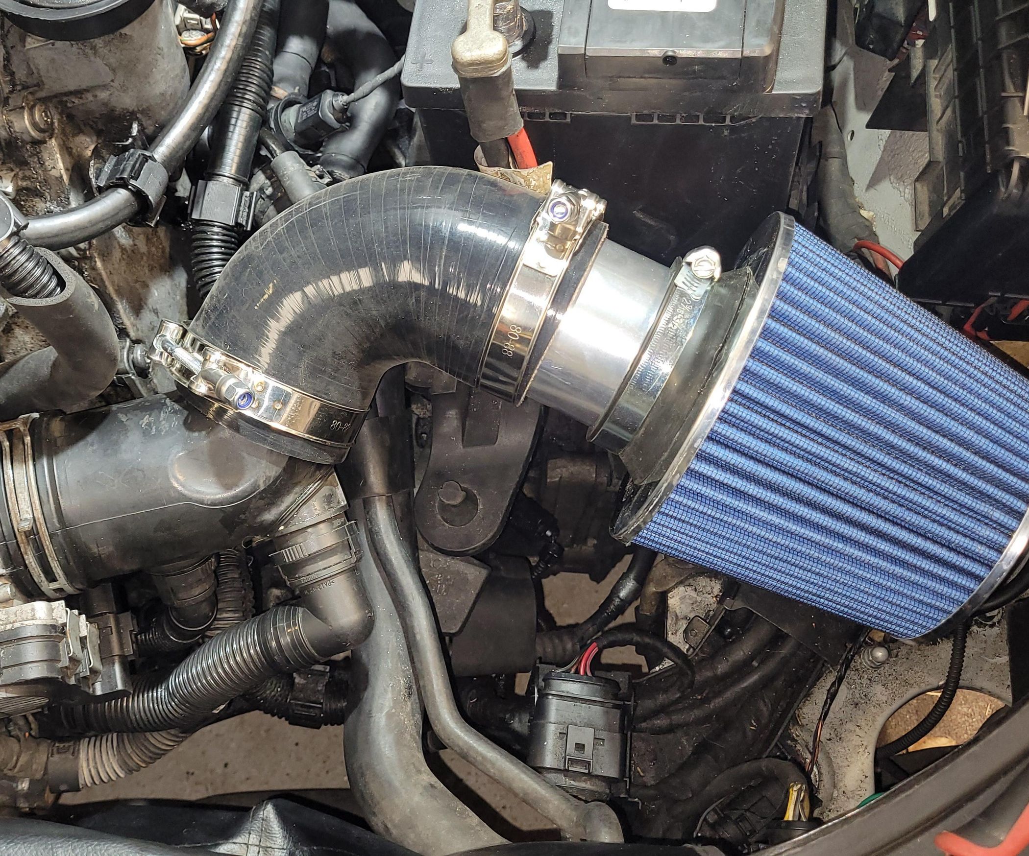 Cold Air Intake With Reusable Filter for Mk5 VW 2.5 Engines for Under ...