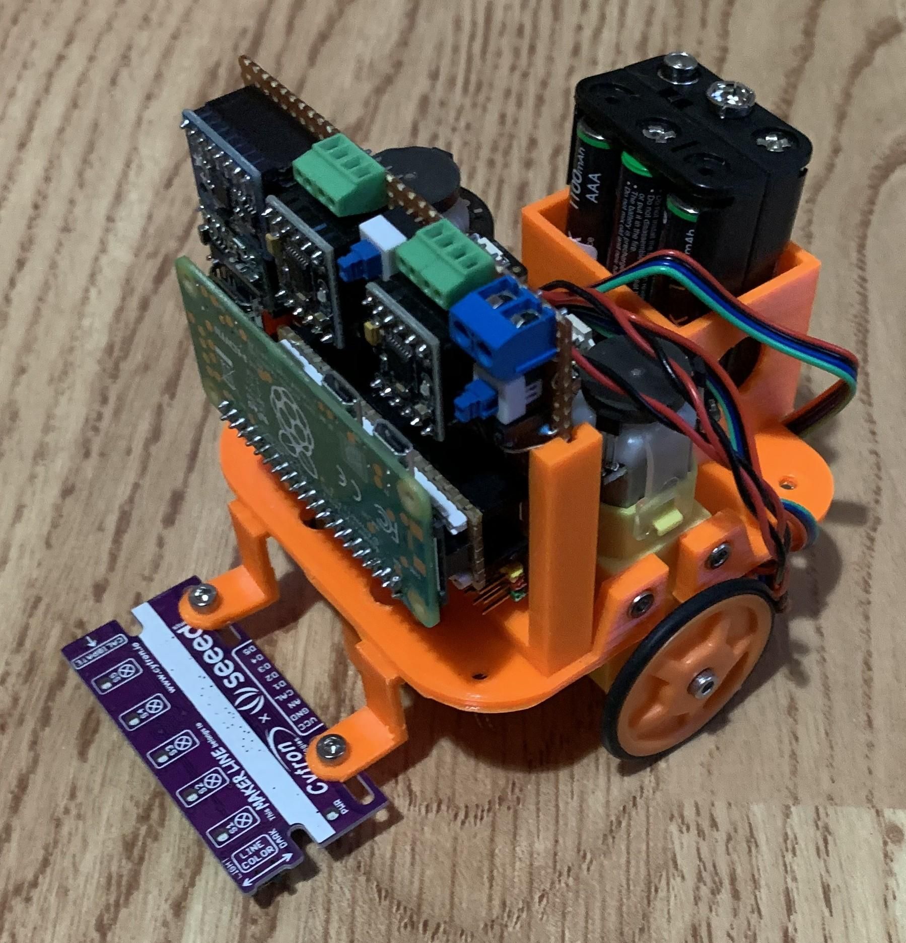 Raspberry Pi Zero 2W Robot Controller Board for L0Cost Robots Built on ...