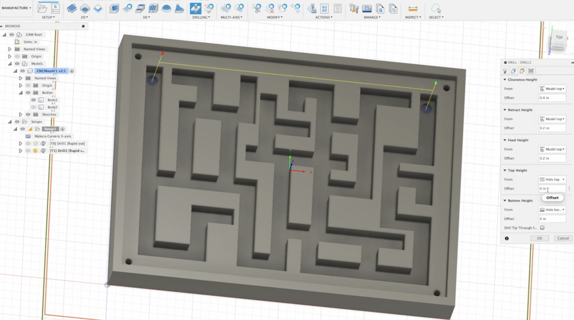 Making a CNC Mini Maze Game With Carvera and Fusion : 12 Steps (with ...