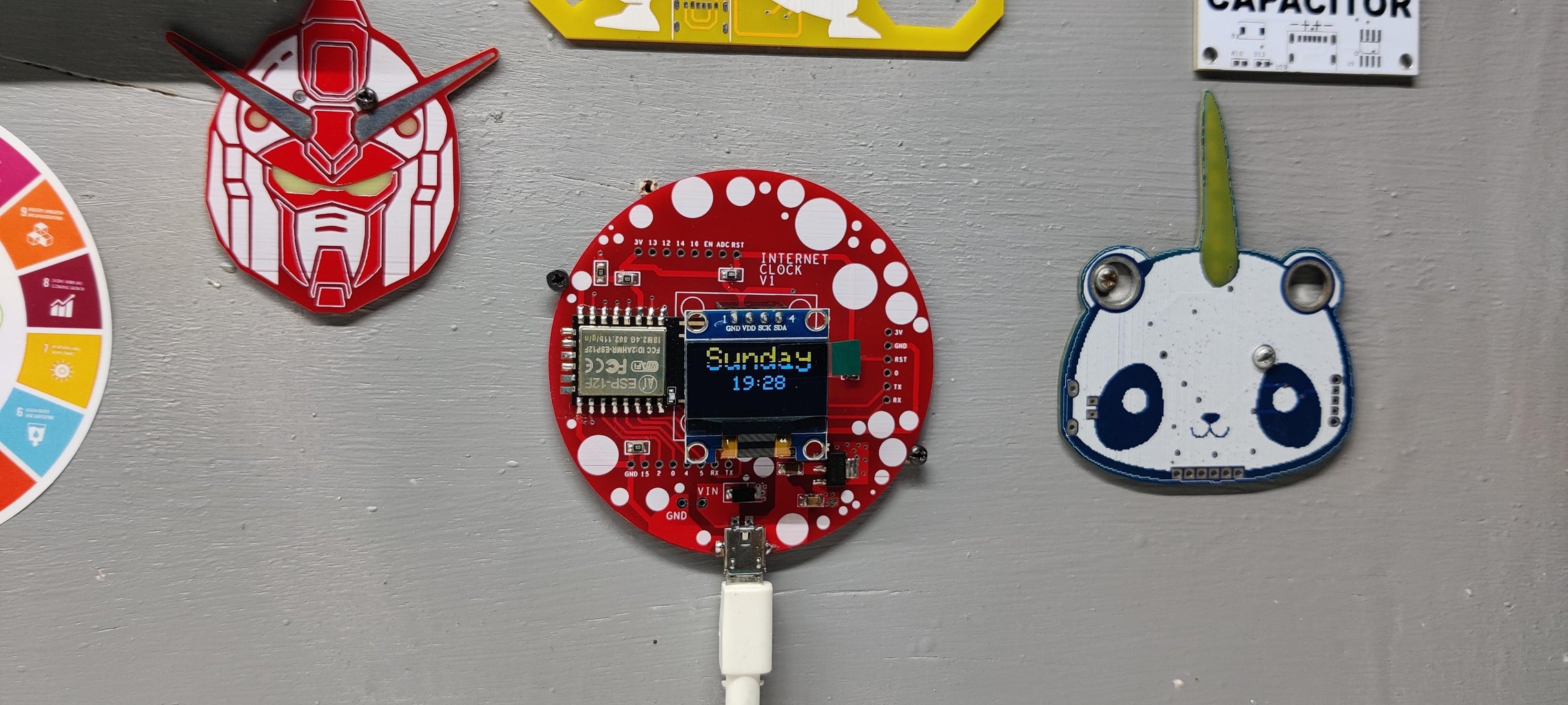 Internet Clock With Esp8266 8 Steps With Pictures Instructables