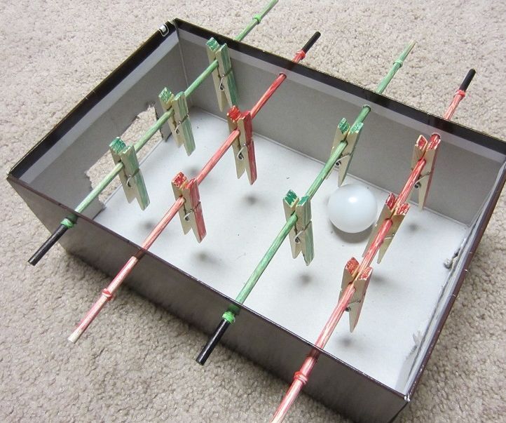 How to Make a Mini Foosball Table (with Pictures) - Instructables
