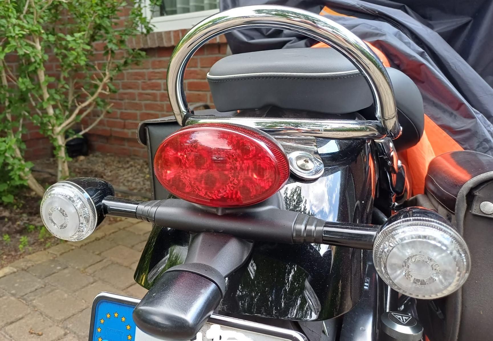 TRIUMPH Bonneville- Replacing the Original Rear Turn Signals on the ...