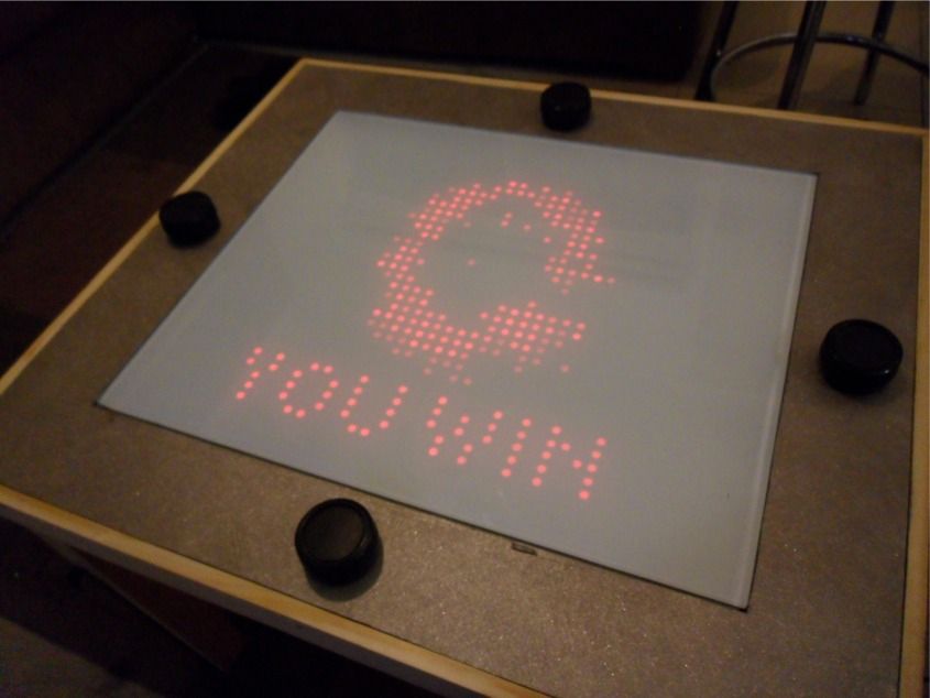 The Four Player Coffee Table Pong Video Game. : 16 Steps (with Pictures ...