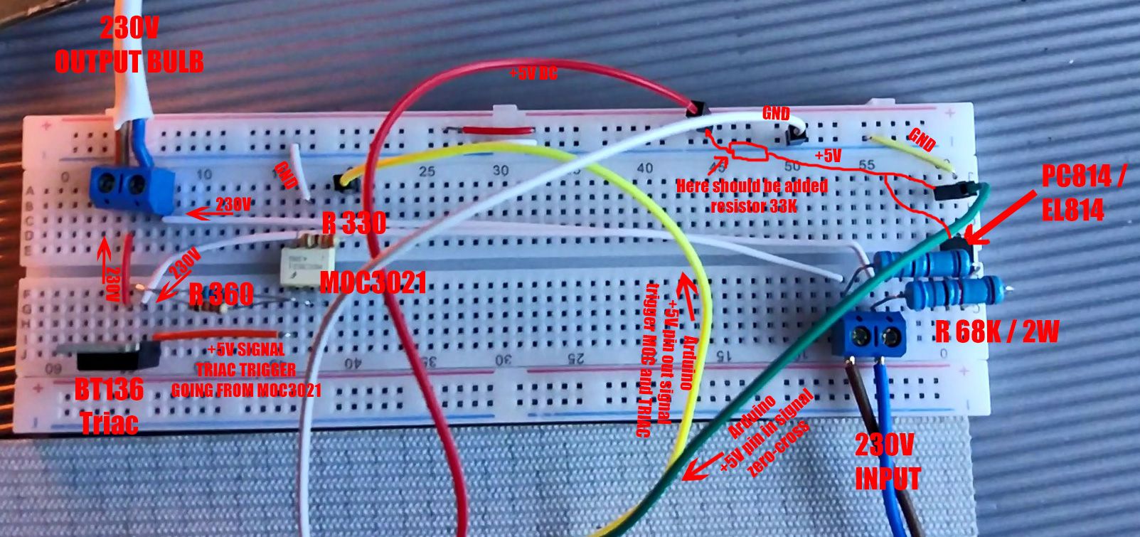 Edison Lamp Dimmer 230V Arduino IRDA Remote Control - Instructables