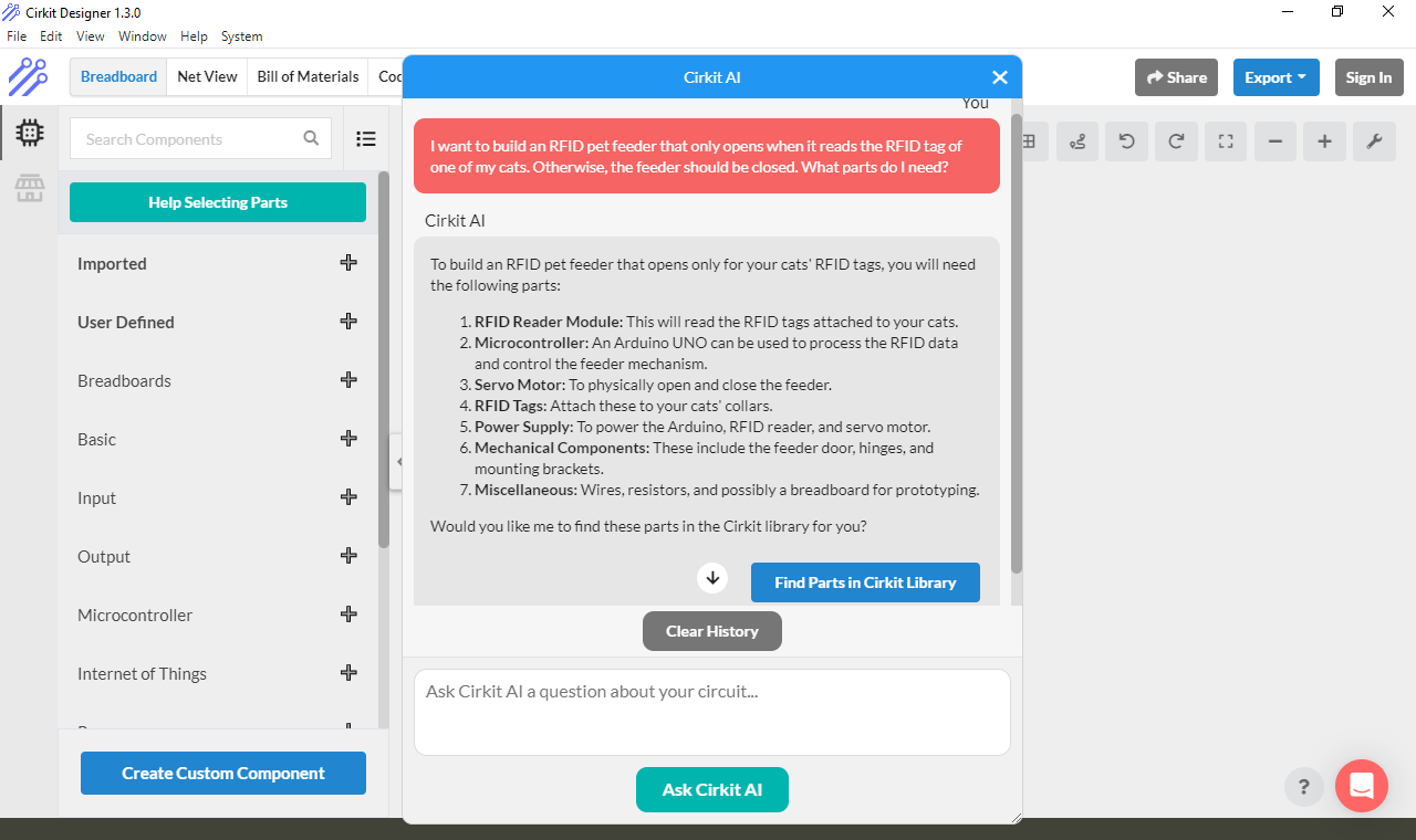 Designing Arduino Projects With ChatGPT | Cirkit Designer : 12 Steps - Instructables