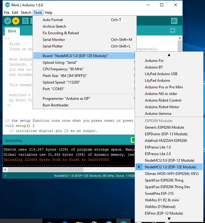 Arduinoer Install Esp8266 Board To Arduino Ide