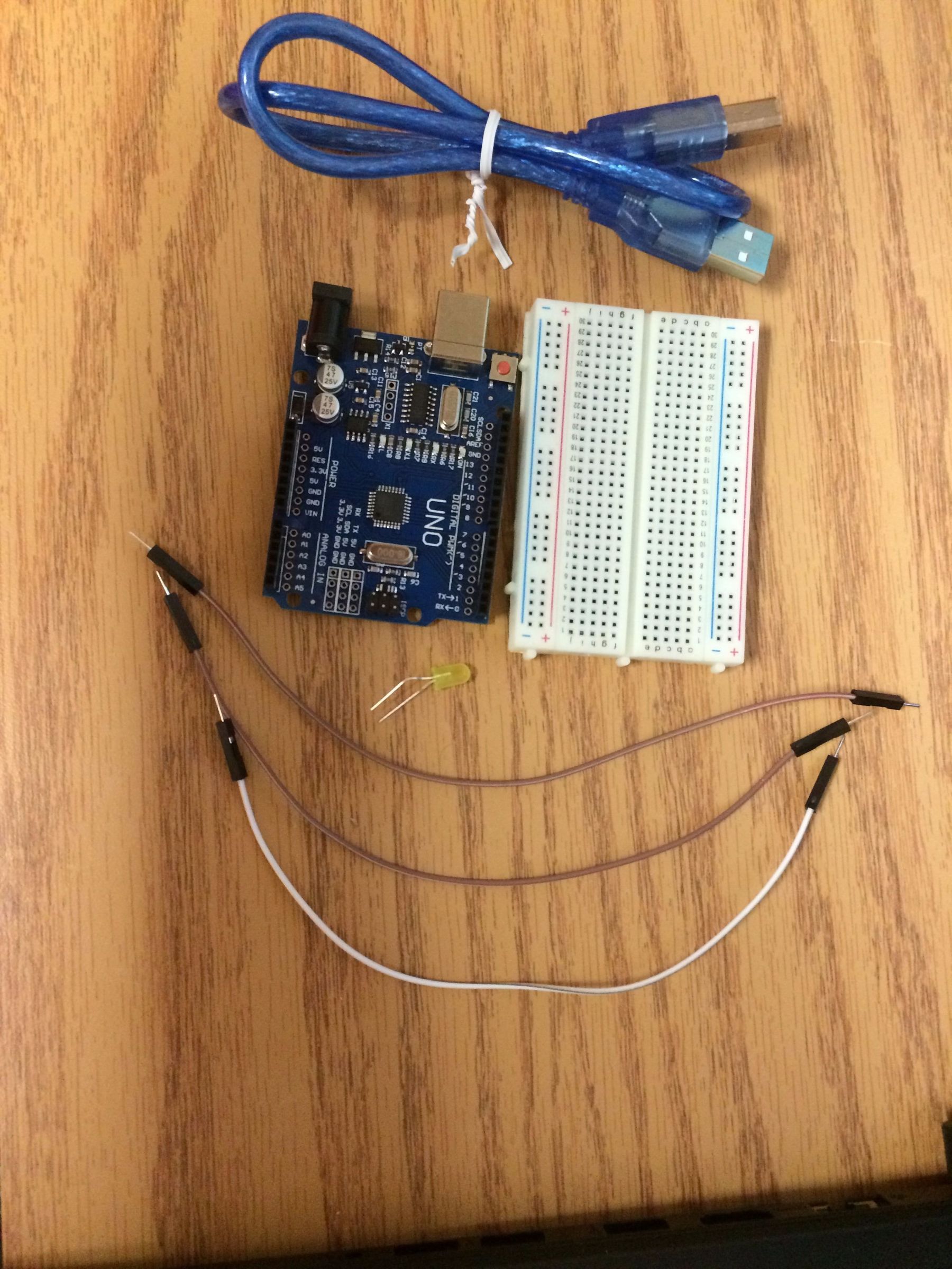 How to Make a Single LED Blink Using an Arduino Uno Board : 5 Steps ...