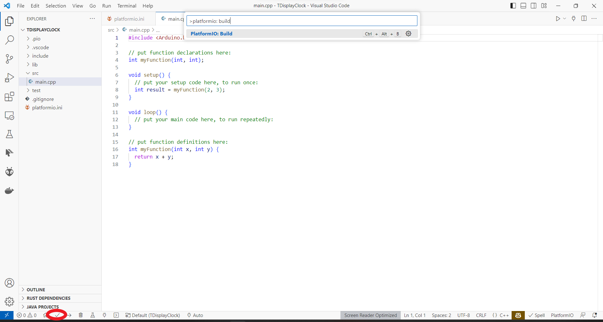 Extending a TFT_eSPI Example With TTGO T-Display Using PlatformIO, With ...
