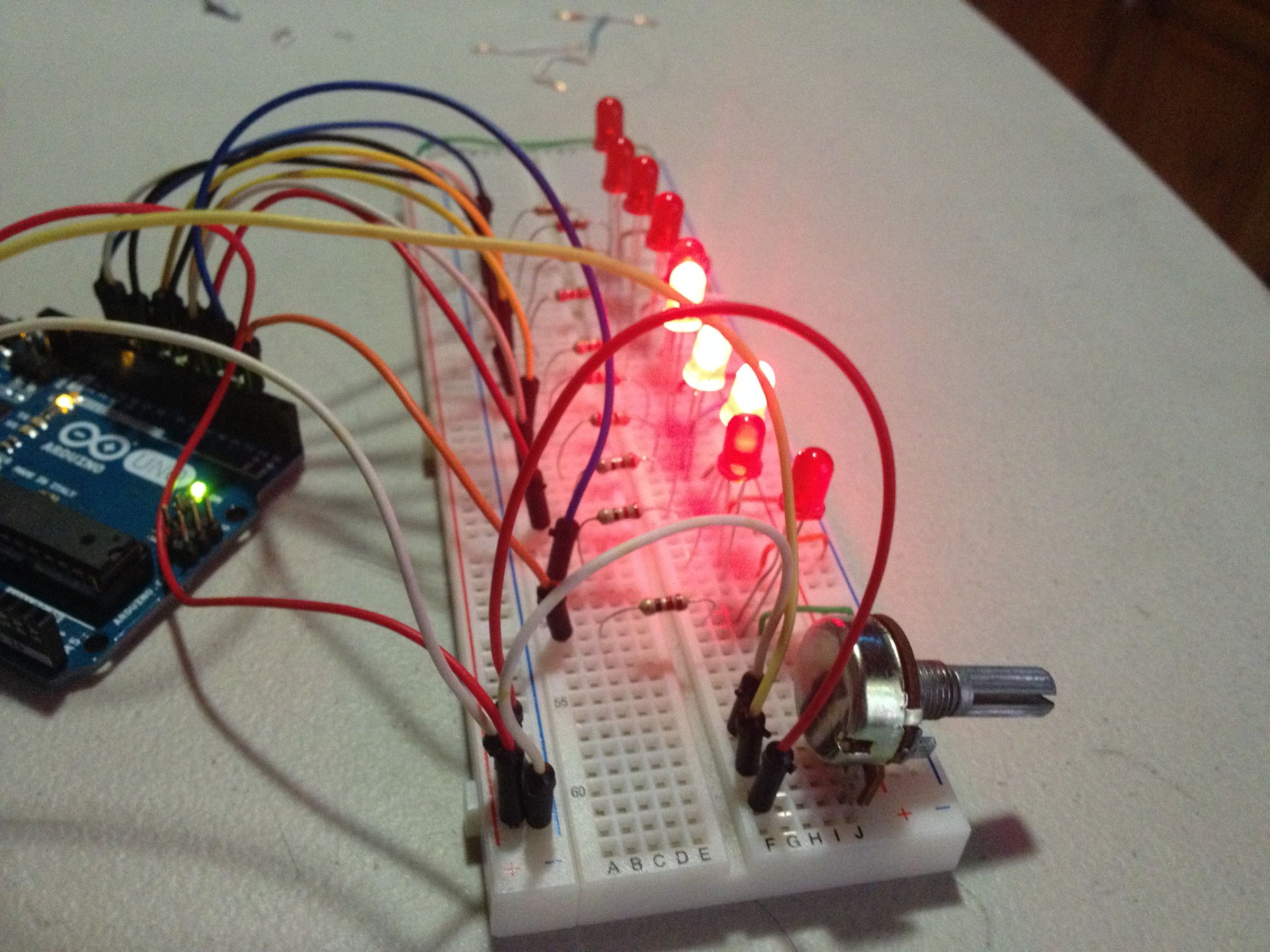 Larson Scanner Leds (kitt) With Arduino : 5 Steps - Instructables
