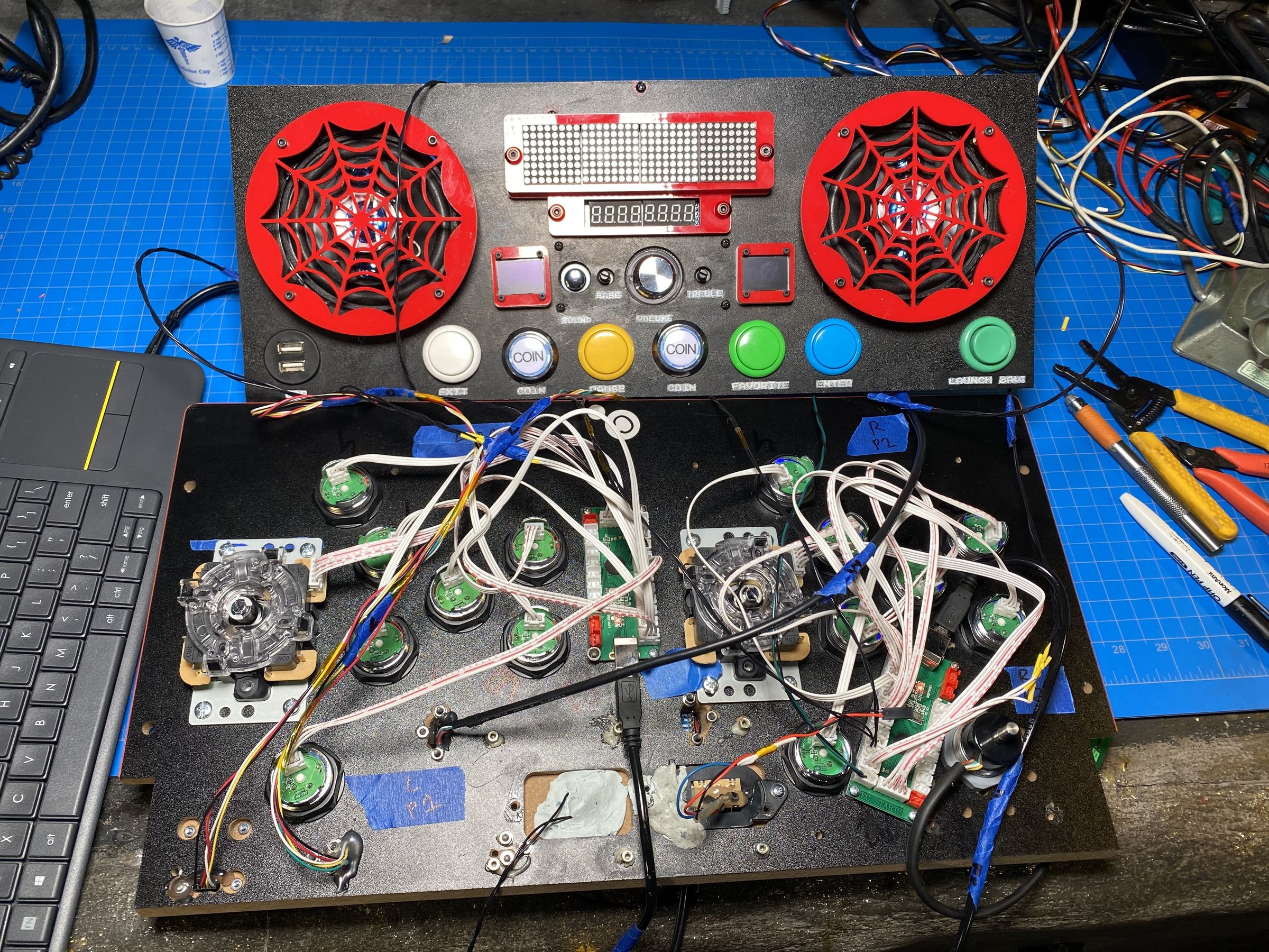 Arcade1Up Mod With LED Marquee and Sub-Displays : 9 Steps (with ...