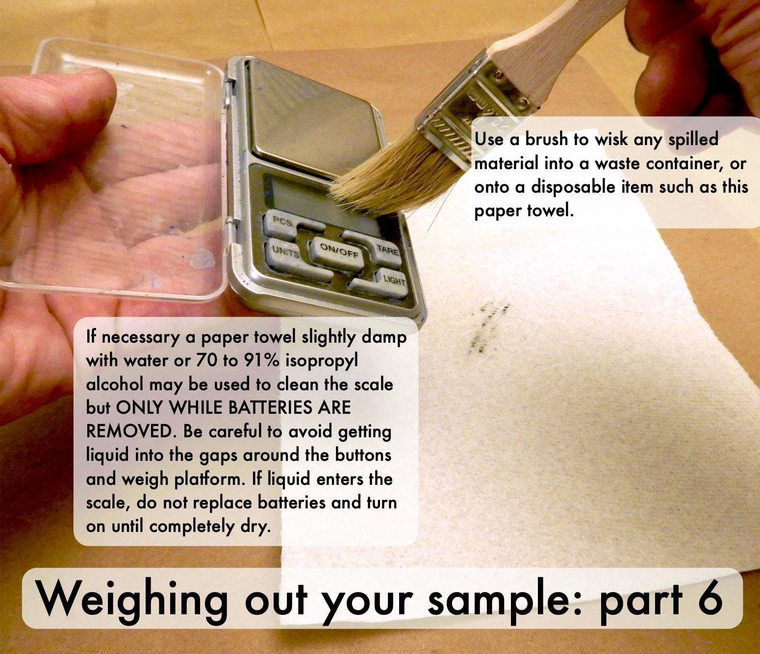 Weighing Small Quantities of Compounds With Digital Scales : 5 Steps ...
