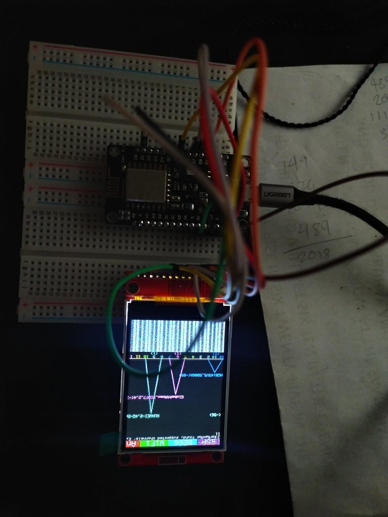 Esp8266 Wifi Analyzer 5 Steps With Pictures Instructables