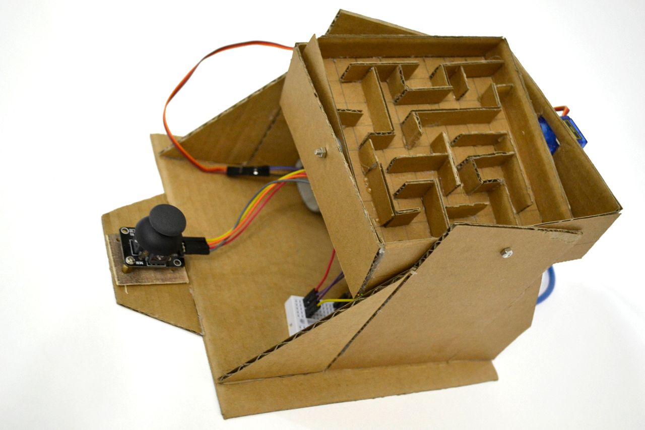 Arduino Marble Cardboard Maze Labyrinth : 6 Steps (with Pictures ...