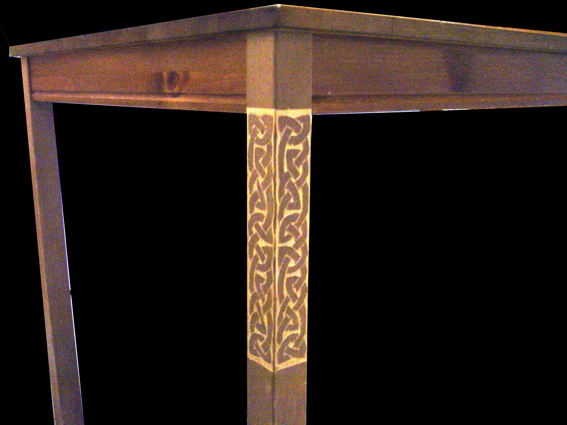 Carved Celtic Knot IKEA Kitchen Table : 5 Steps (with Pictures ...