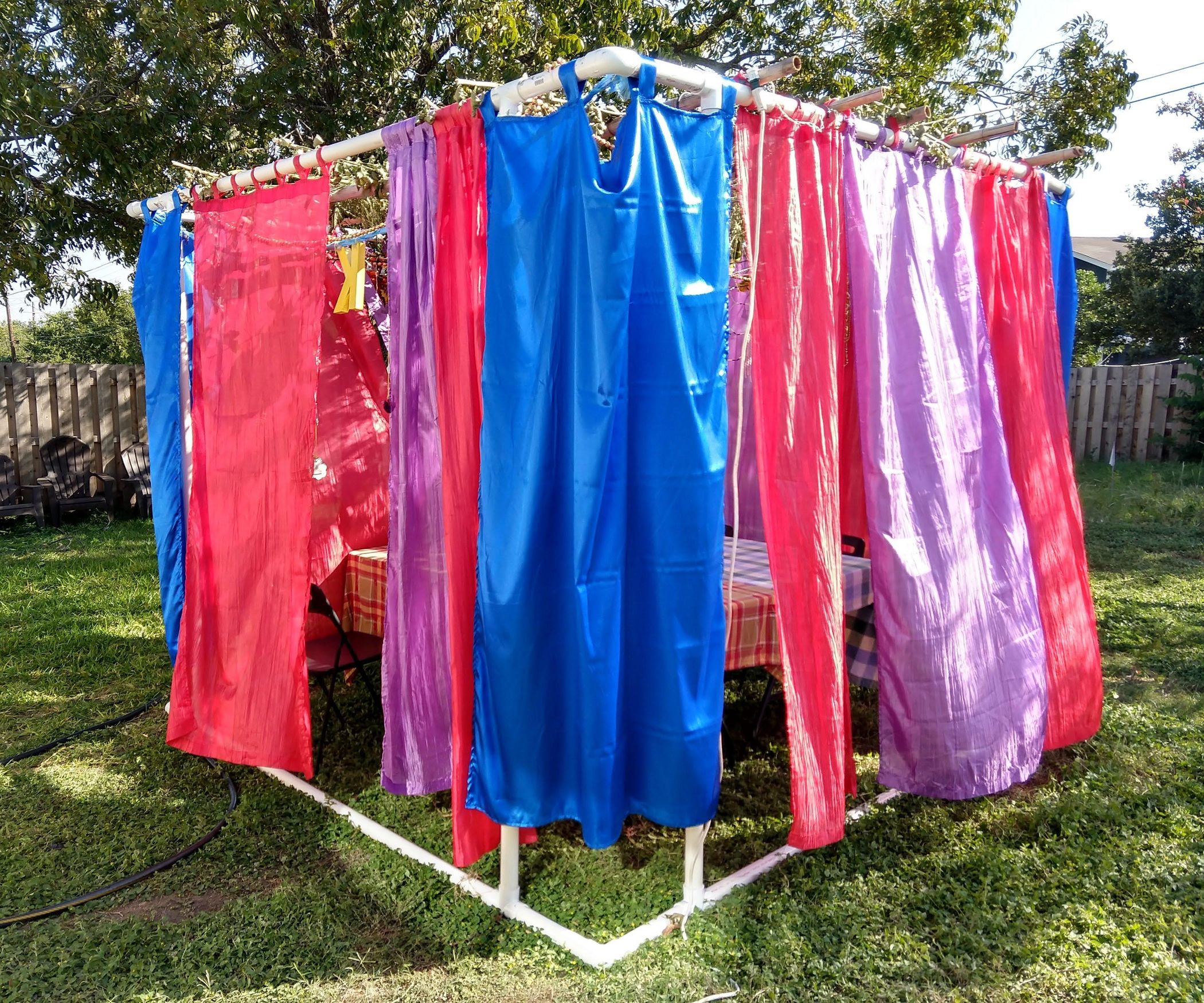UPDATED! Simple DIY Sukkah - Build Your Own From PVC Pipe - Free ...