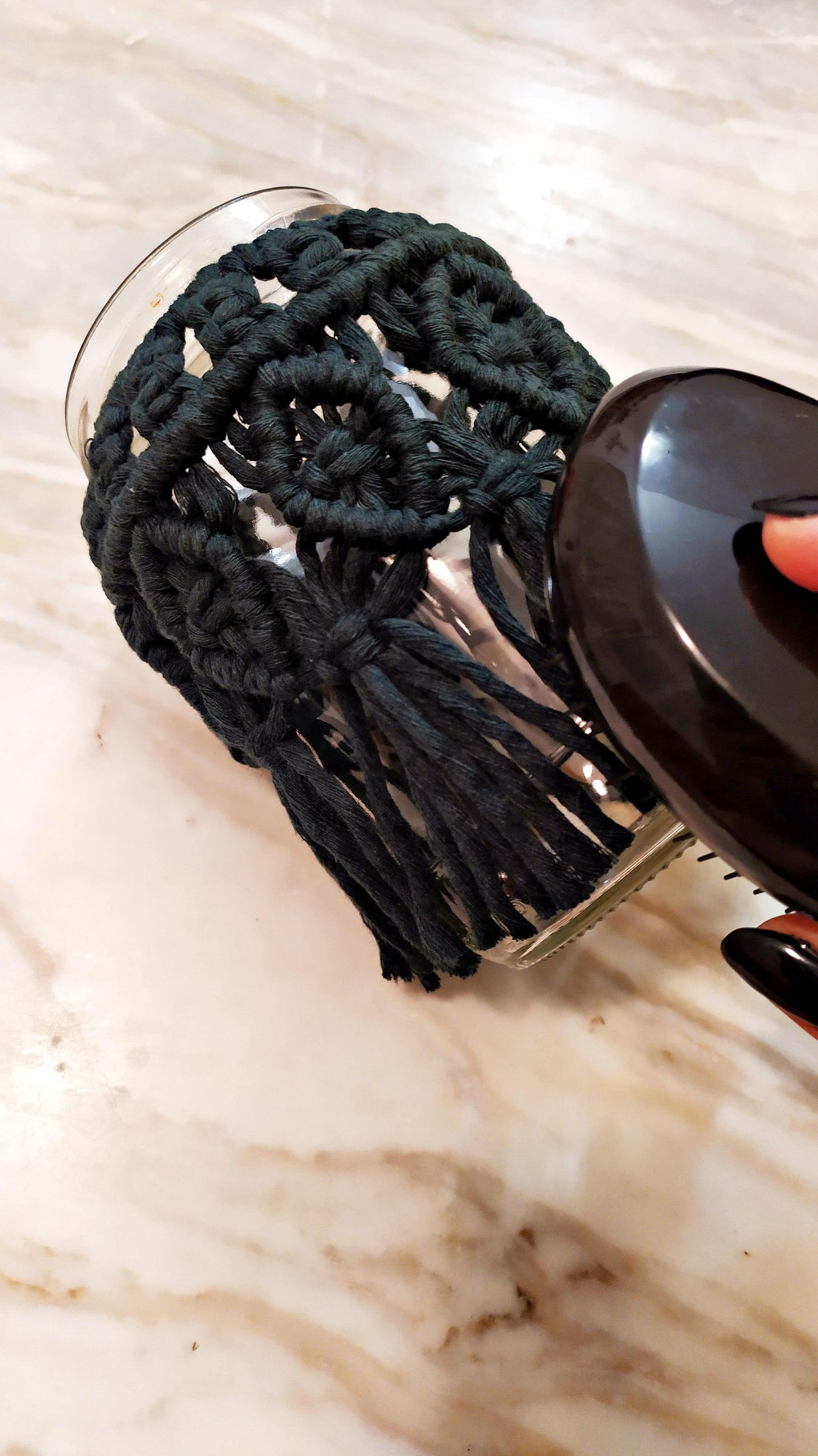 Bohemian Macrame Jar : 9 Steps (with Pictures) - Instructables