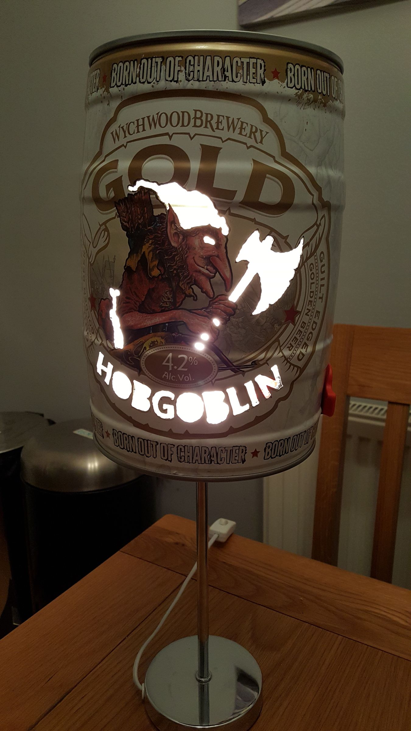 Mini Keg Lamp Shade : 4 Steps (with Pictures) - Instructables
