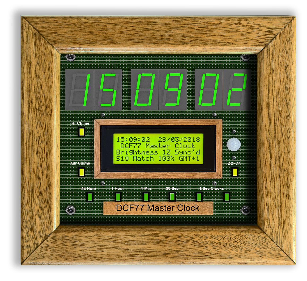 Arduino DCF77 Master Wall Clock : 12 Steps (with Pictures) - Instructables