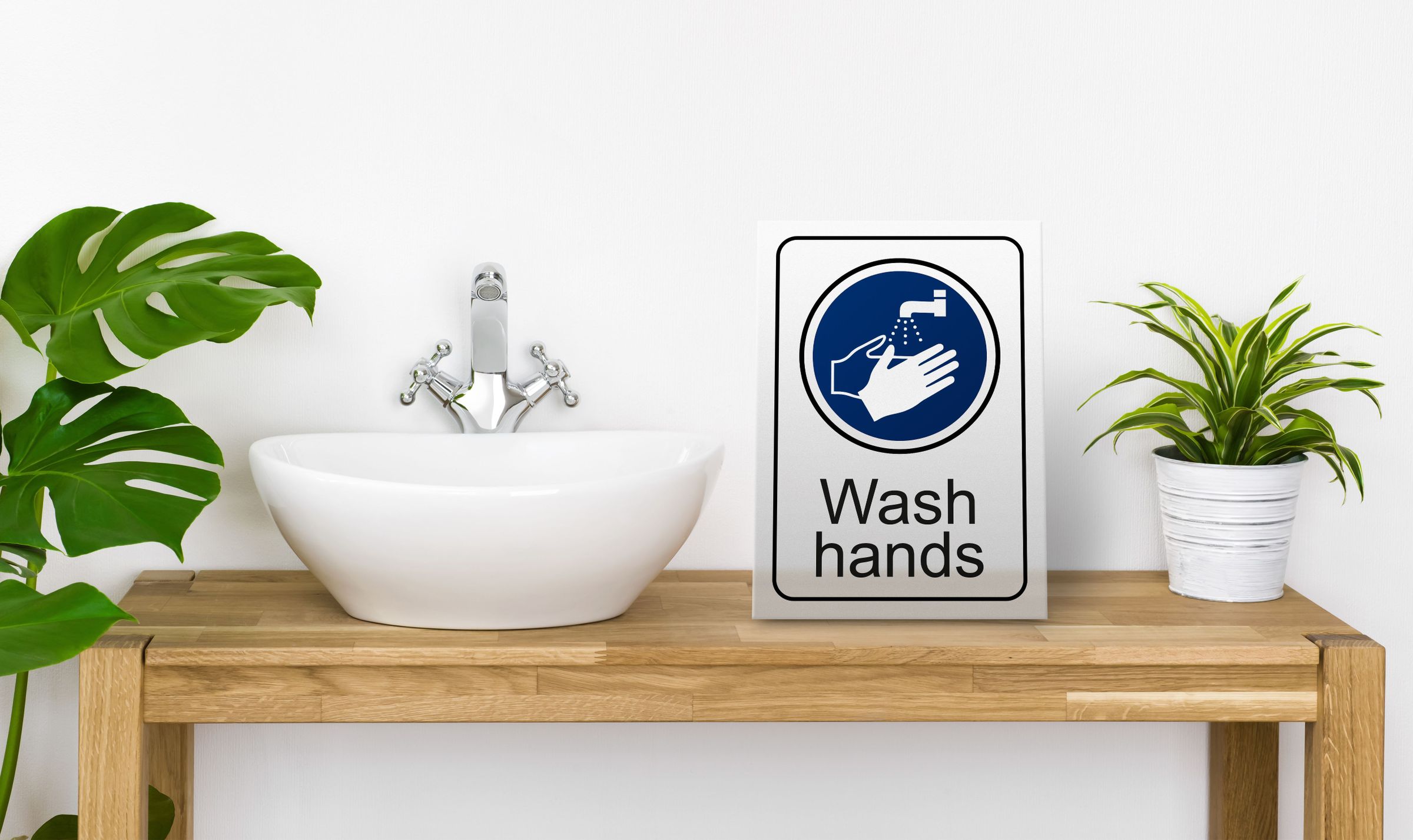 Laser Cut Hand Washing Sign : 3 Steps - Instructables