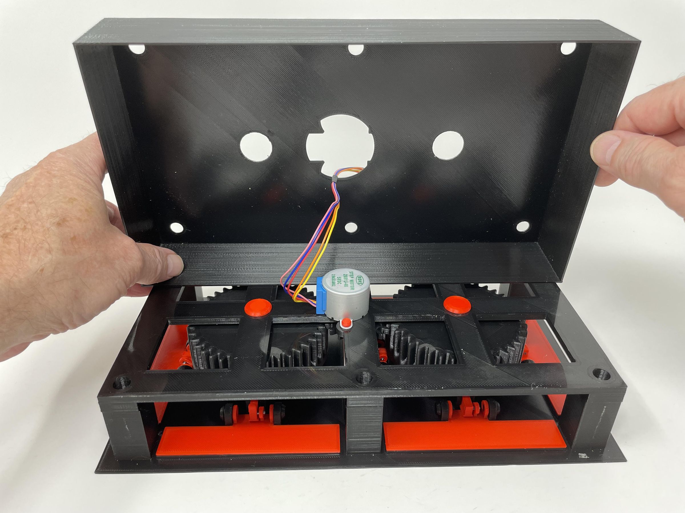 A 3D Printed Seven Segment Electro-Mechanical Single Motor Driven ...