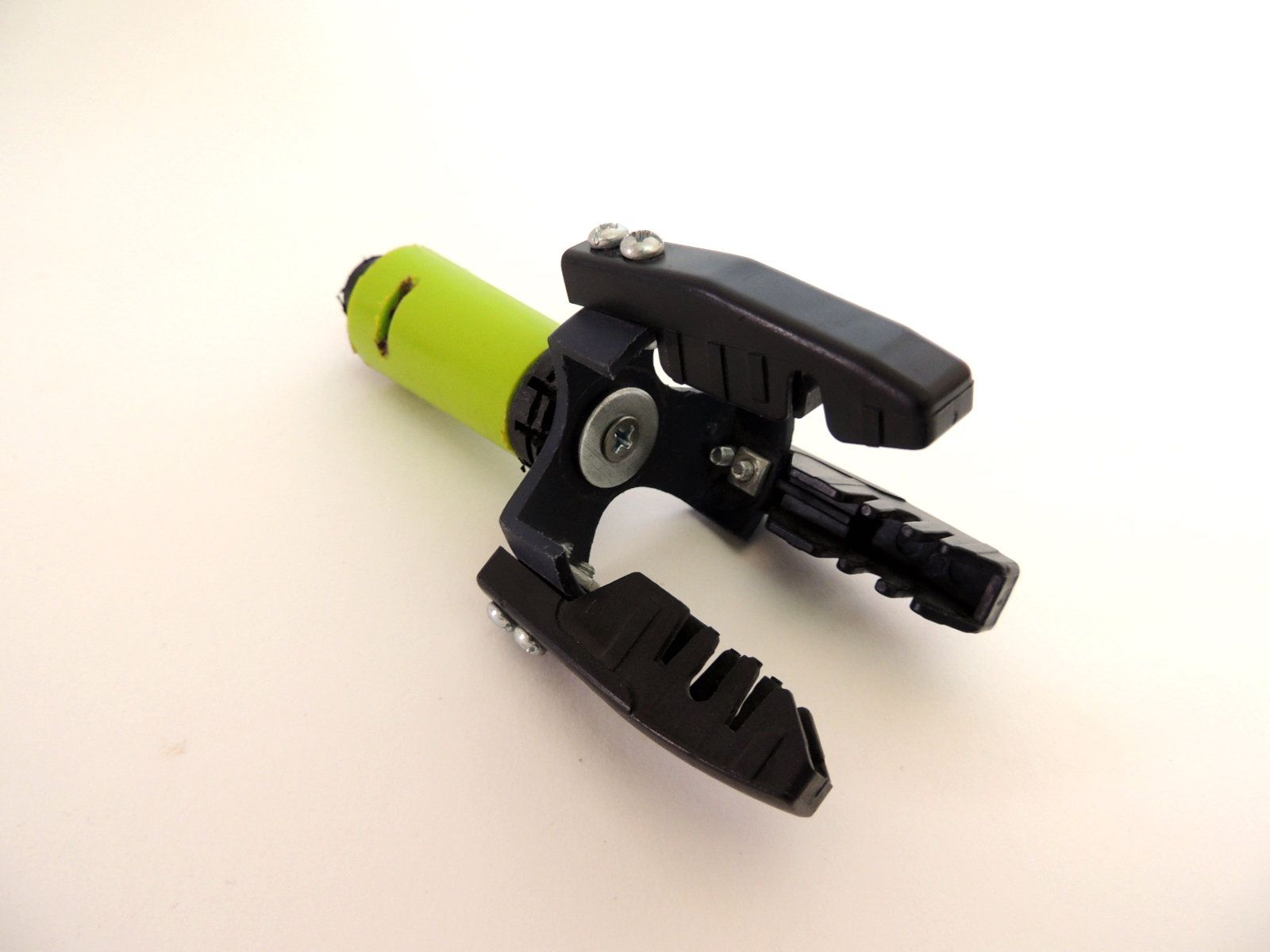 Superheroic Wrist Gun (made of Plastic Trash and an Old Leather Boot ...