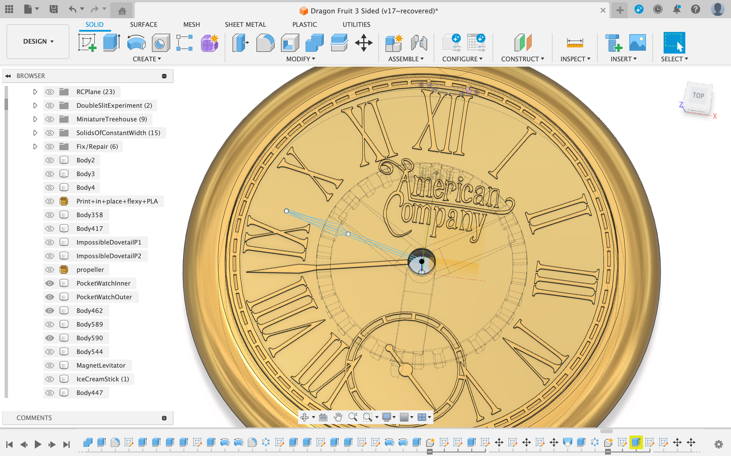 3D Printed Pocket Watch From "The Pocket Watch Gang" : 16 Steps (with ...