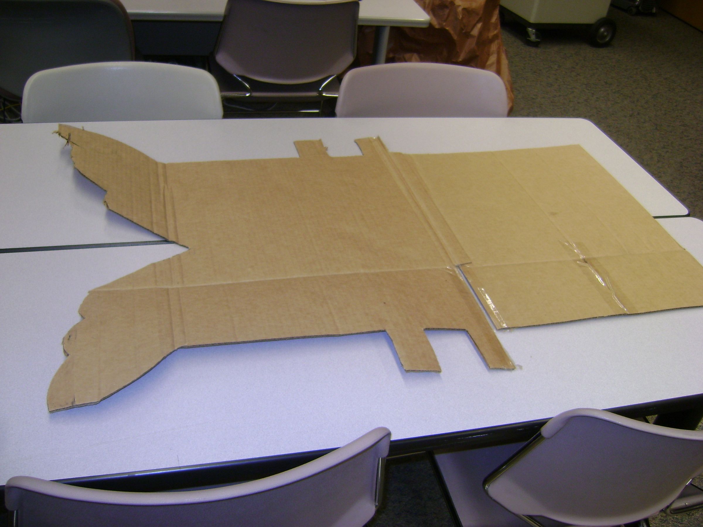 Constructed Cardboard Creature: Narwhal : 11 Steps - Instructables